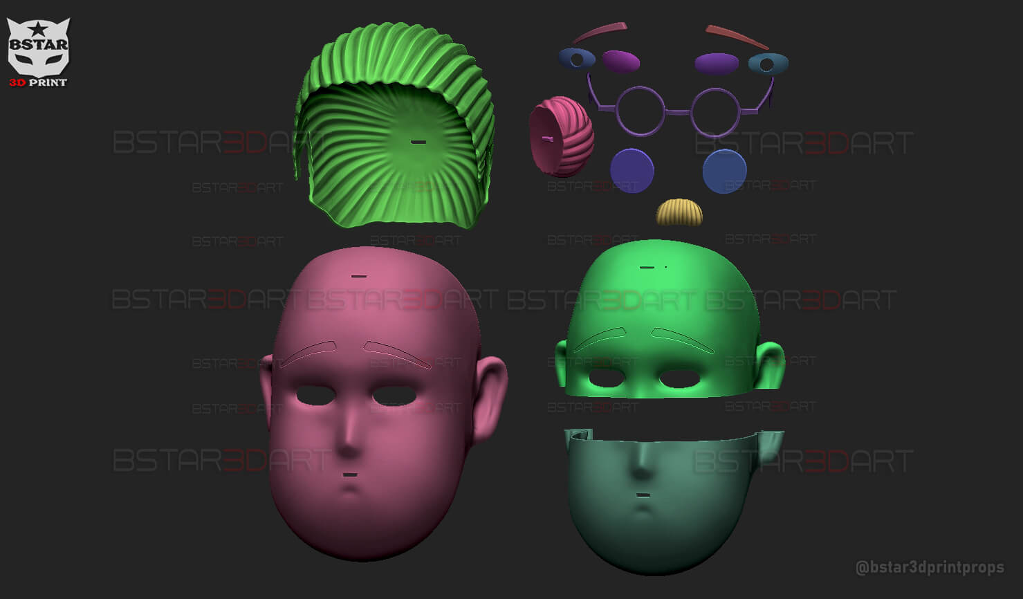 Taro Sakamoto Over Weight Face Mask - Sakamoto Days Cosplay 3D Model by ...