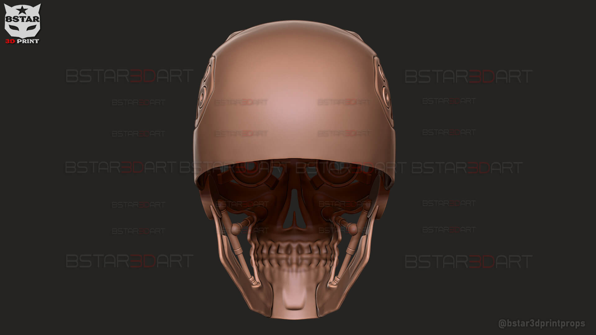 Ternimator Zero Skull Mask - Anime Netflix Cosplay 3D Model by blackstar90