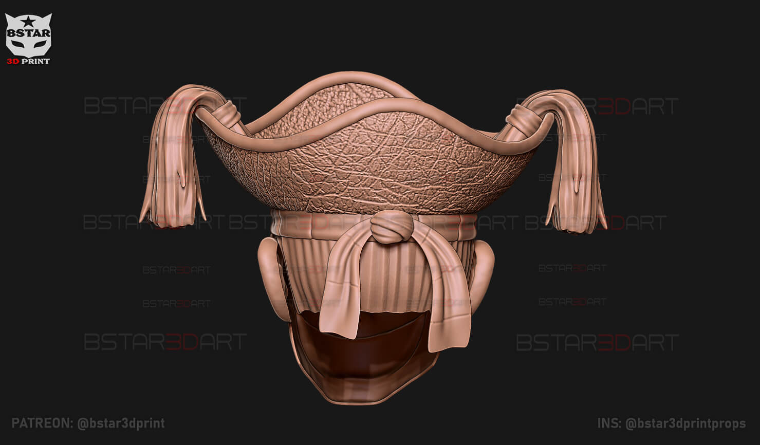 The Buggy Head Wearable - One Piece Anime Cosplay 3D Model by blackstar90