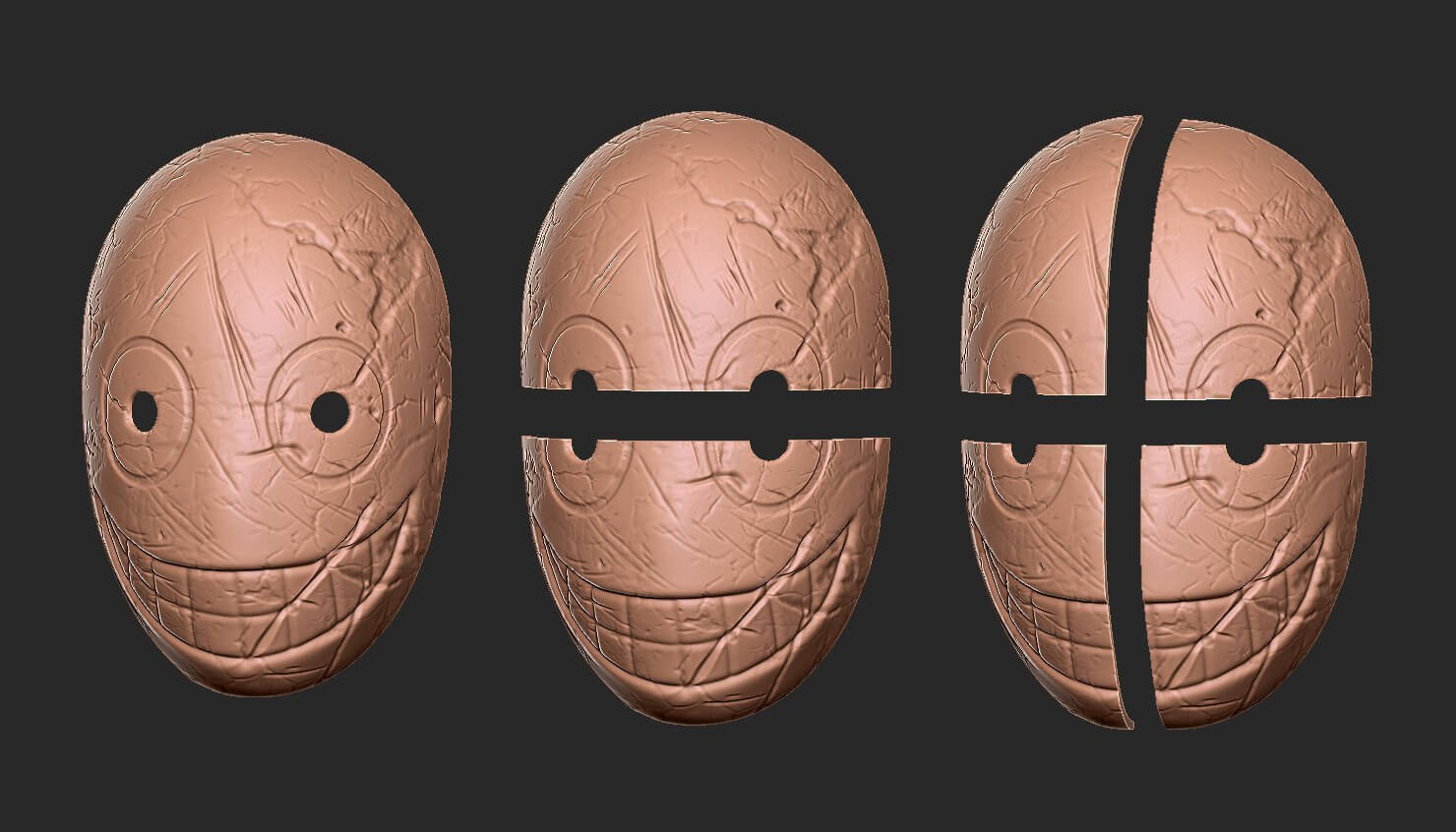 The Legion Frank Mask - Dead By Daylight 3D Model by blackstar90