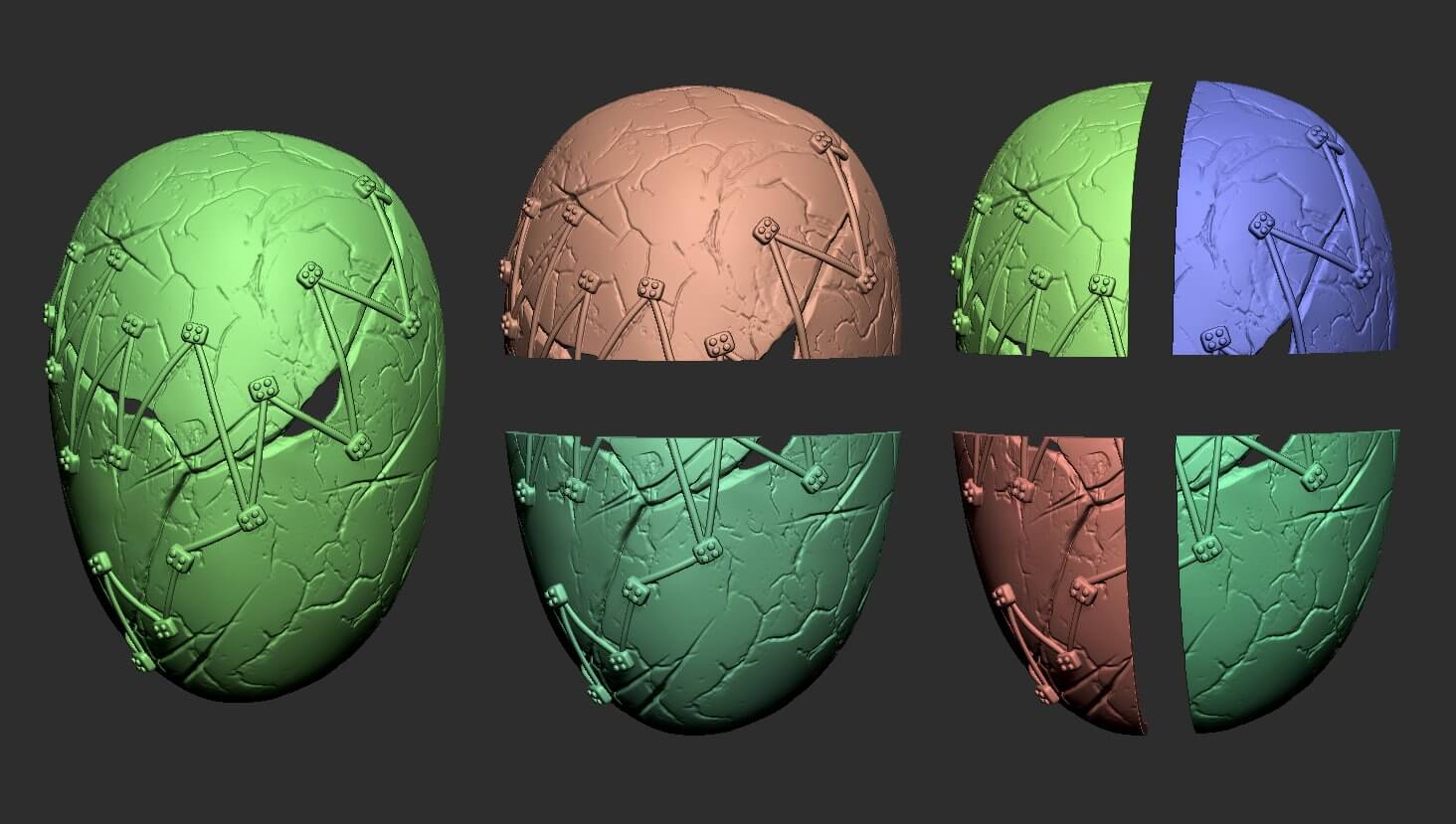 The Legion Susie Mask - Dead By Daylight 3D Model by blackstar90