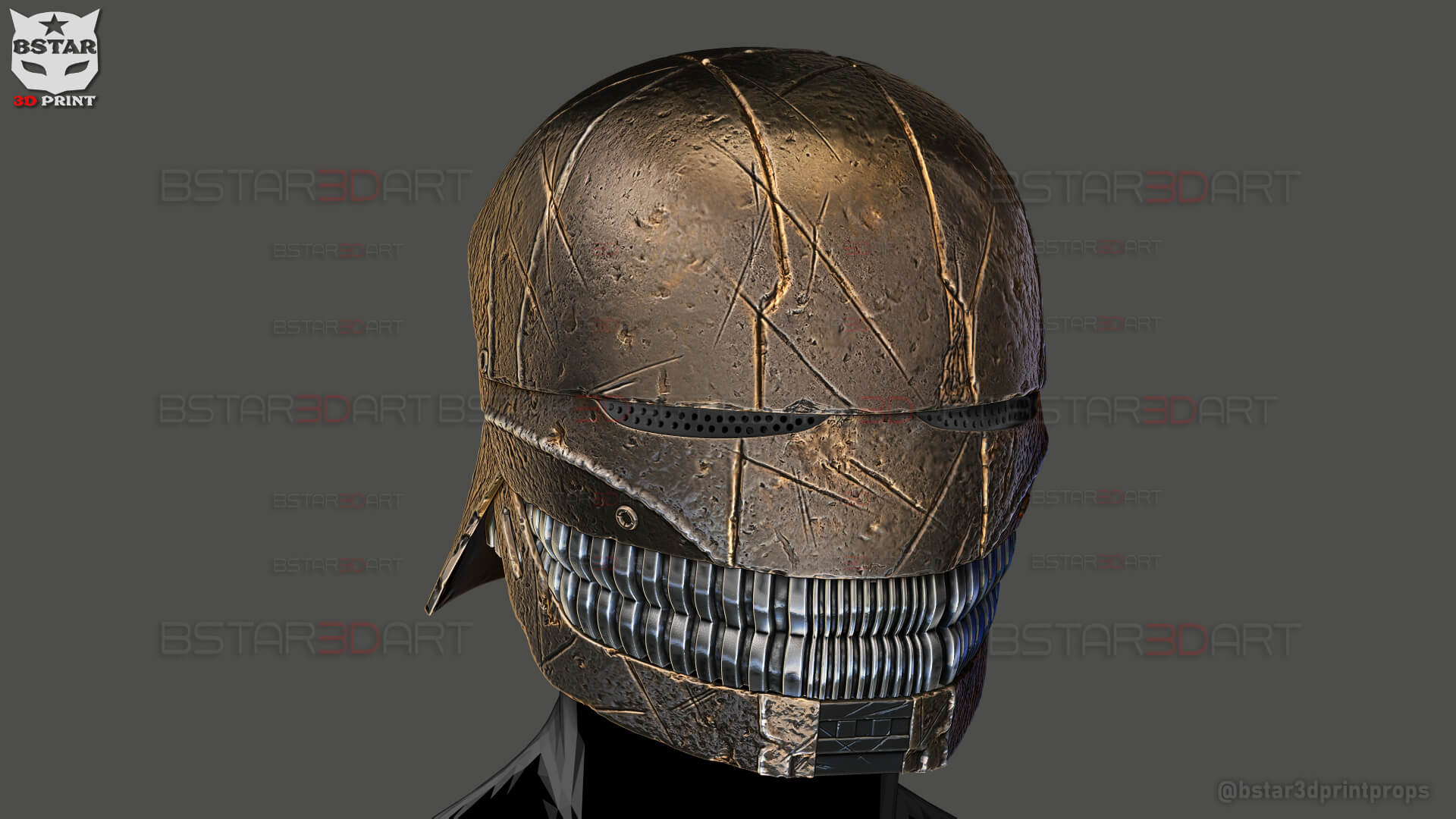 The Stranger Sith Lord Helmet - Acolyte Helmet - Star Wars 3D Print ...