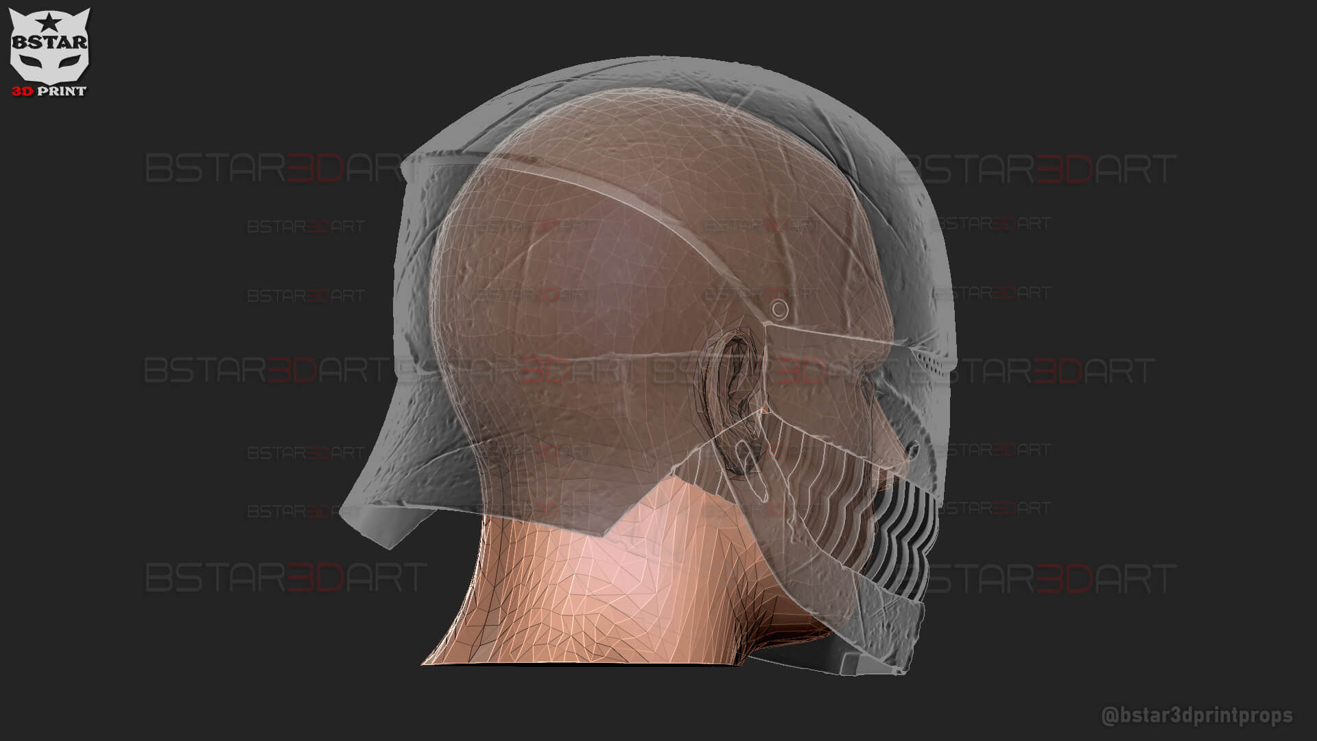 The Stranger Sith Lord Helmet - Acolyte Helmet - Star Wars 3D Model by ...