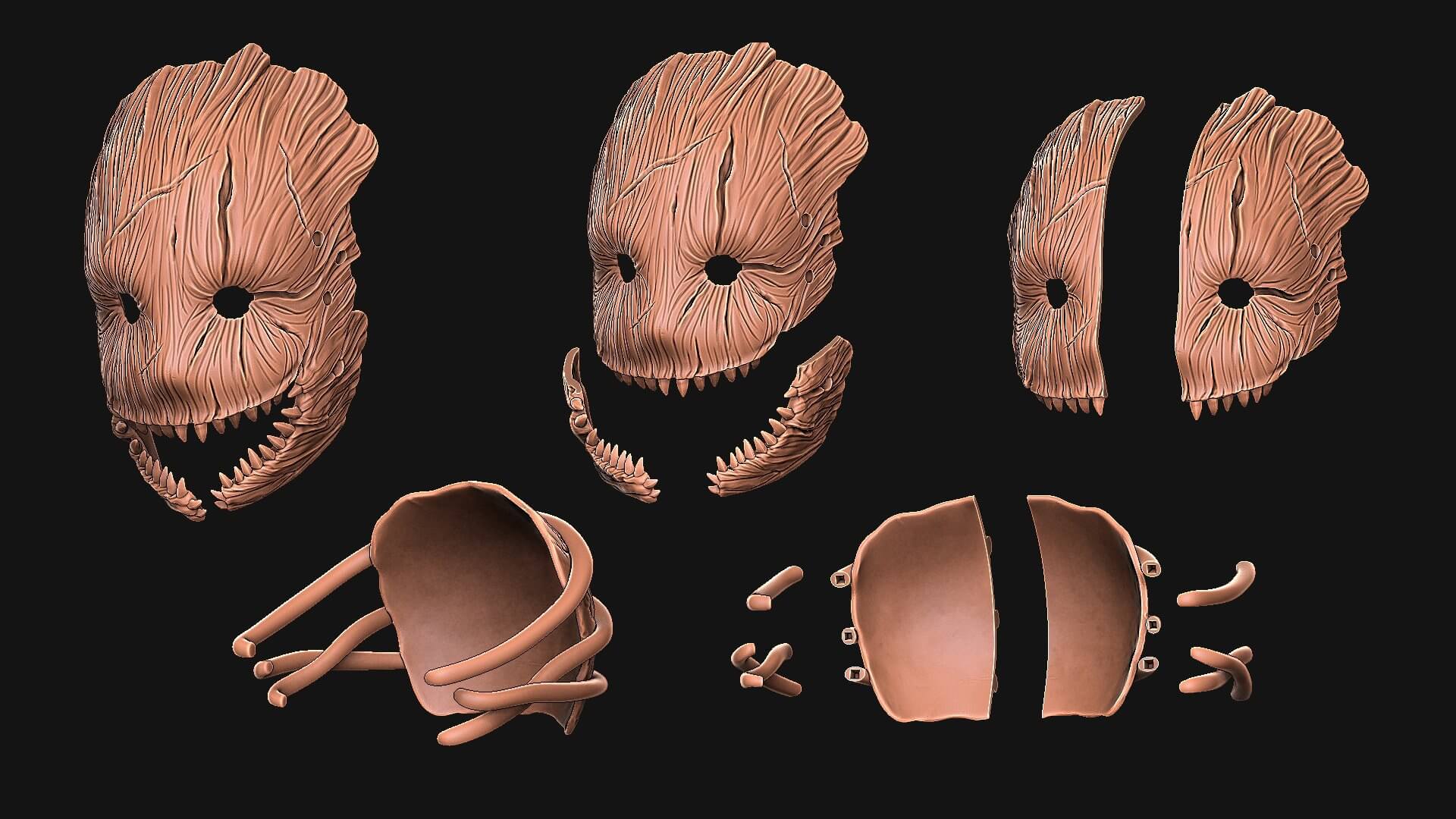 The Trapper Mask from Dead By Daylight - 3D Model by blackstar90