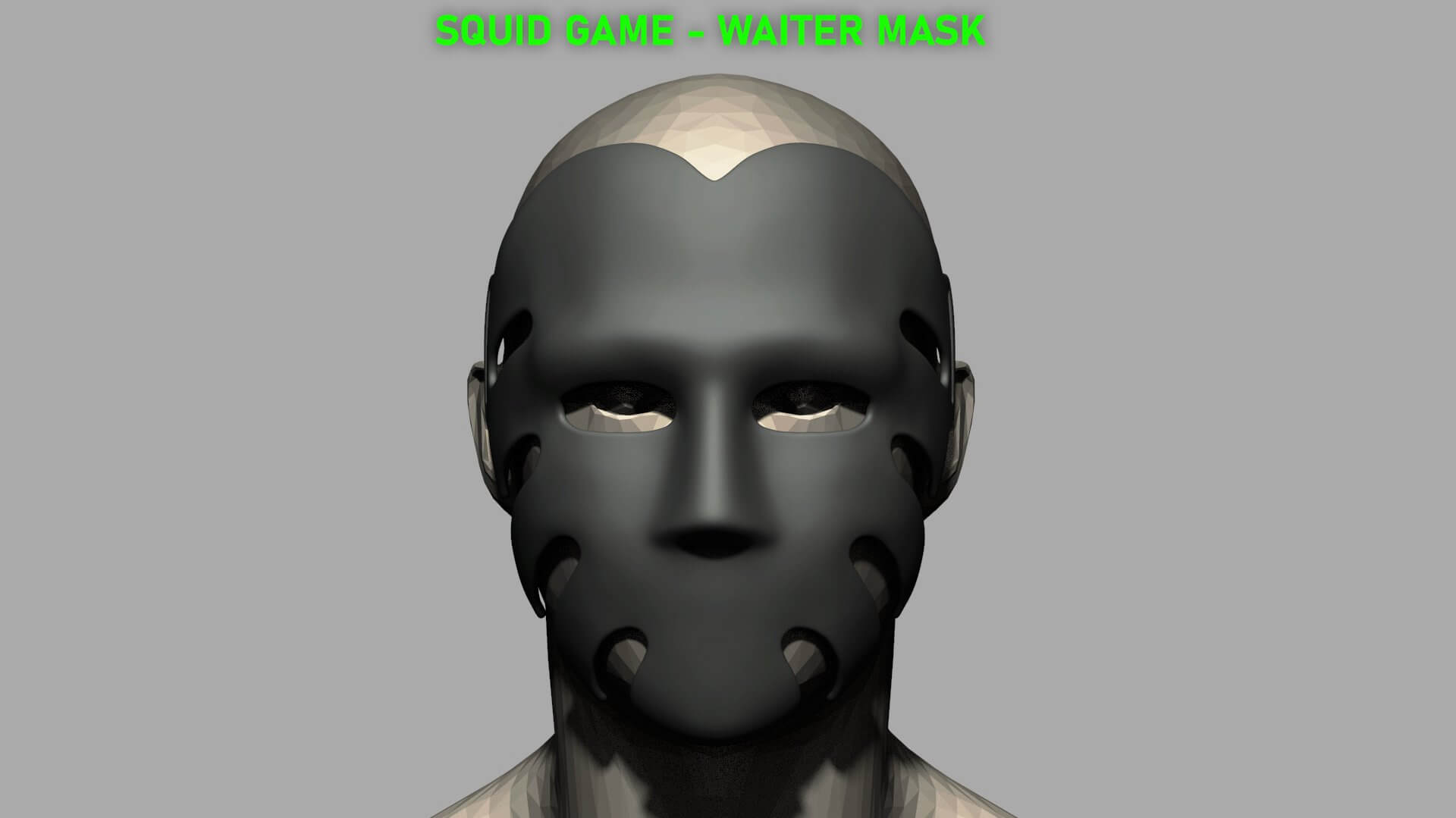 The Waiter No29 - Squid Game Mask 3D Print Model by blackstar90