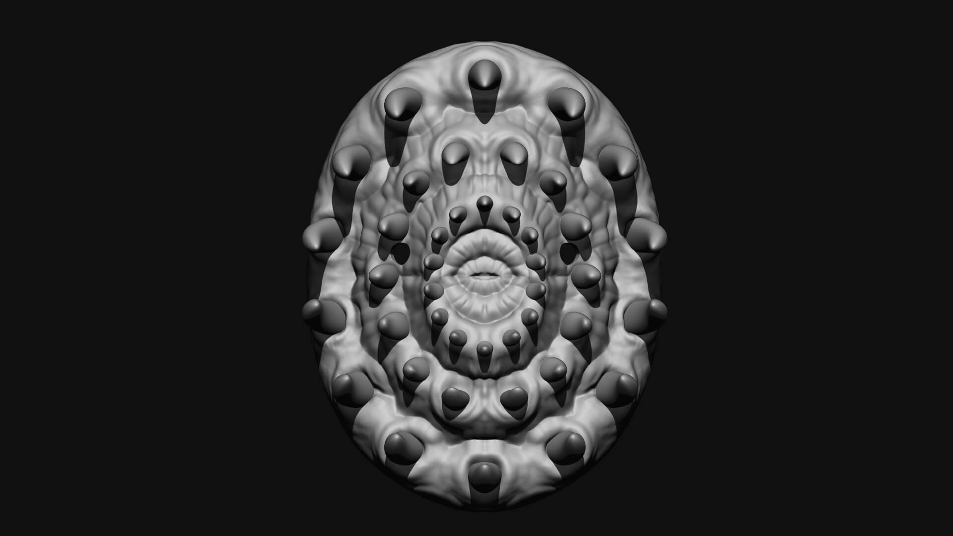 Tooth Horror Mask - 3D Model by blackstar90