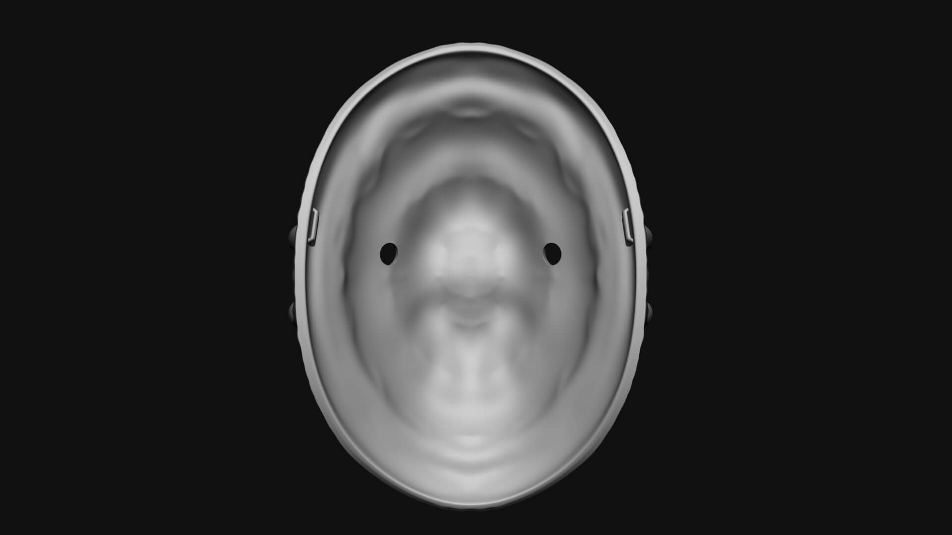 Tooth Horror Mask - 3D Model by blackstar90