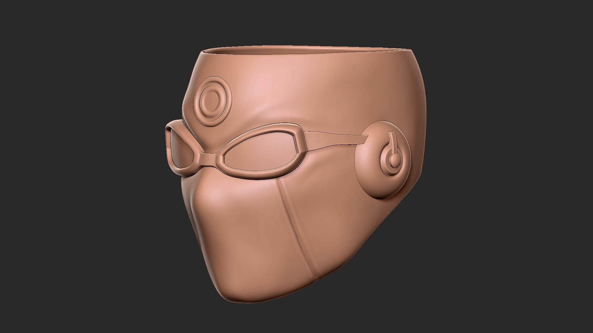 Ultimate Hawkeye Mask - 3D Model by blackstar90