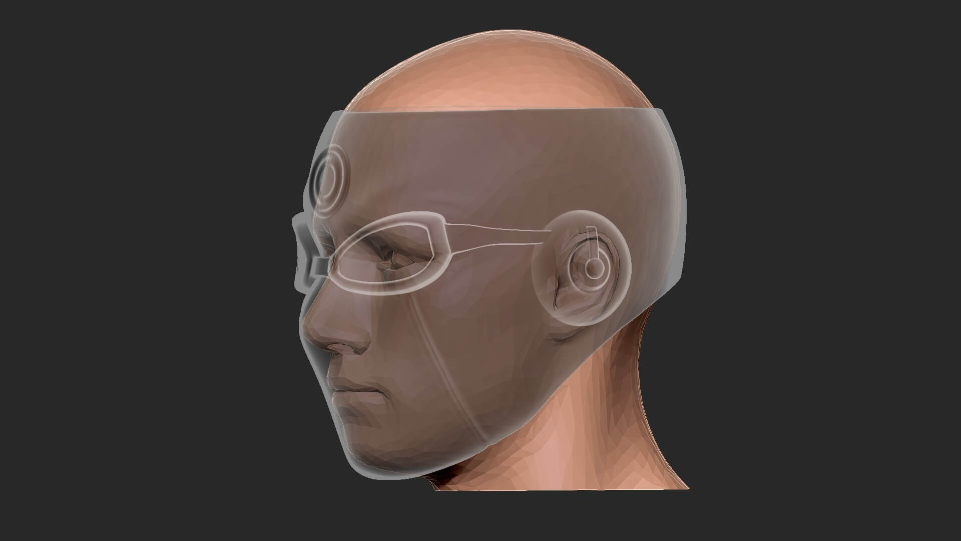 Ultimate Hawkeye Mask - 3D Model by blackstar90