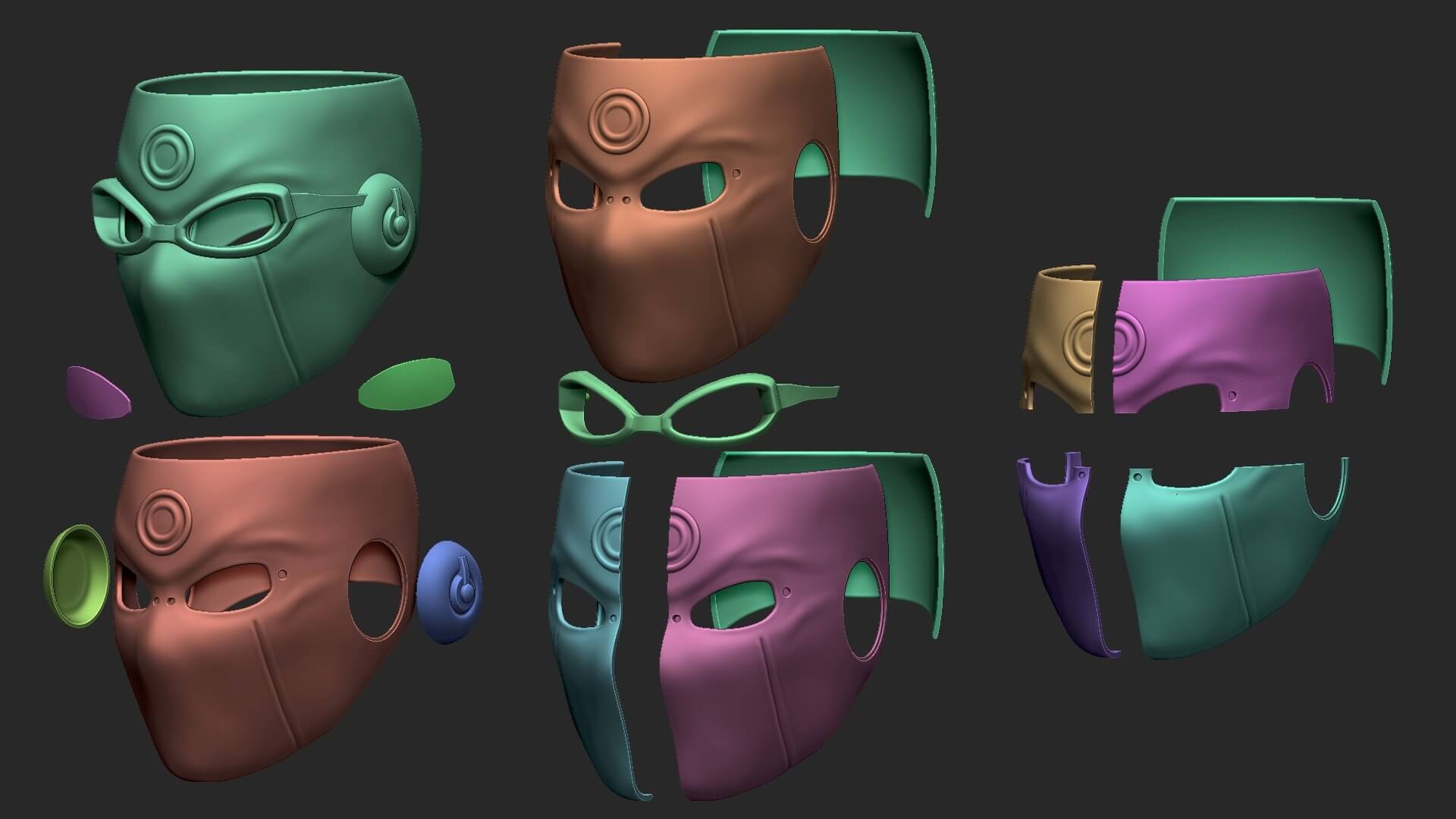 Ultimate Hawkeye Mask - 3D Model by blackstar90