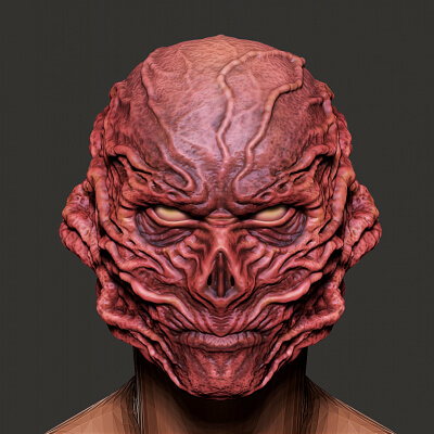 Vecna Season 5 Head Mask Wearable Stranger Things Series - 3D Model by ...