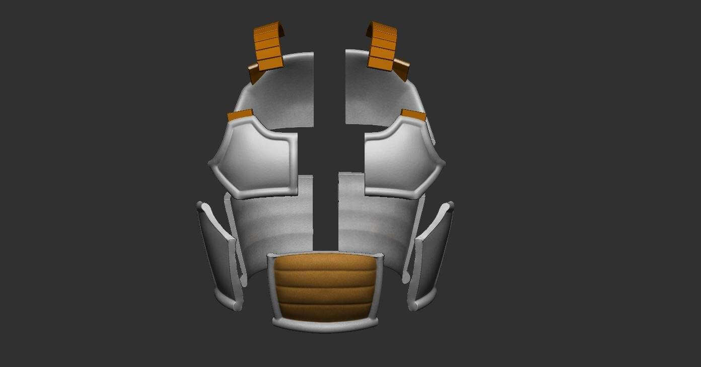 Vegeta Armor V1 from Dragon Ball Z (cosplay) - 3D Model by blackstar90