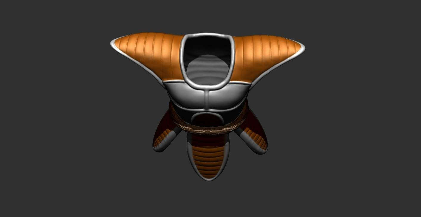 Vegeta Armor V2 from Dragon Ball Z (cosplay) - 3D Model by blackstar90