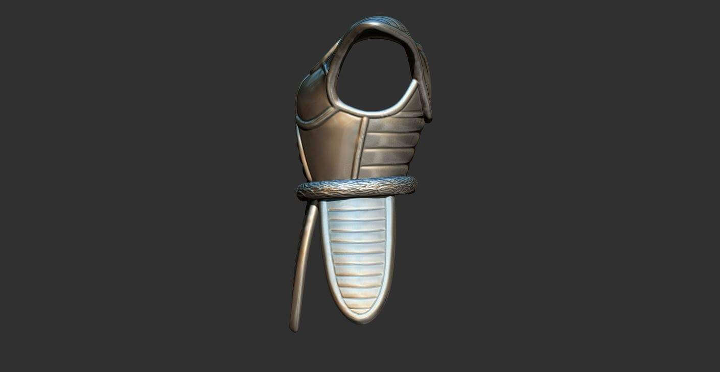 Vegeta Armor V2 from Dragon Ball Z (cosplay) - 3D Model by blackstar90