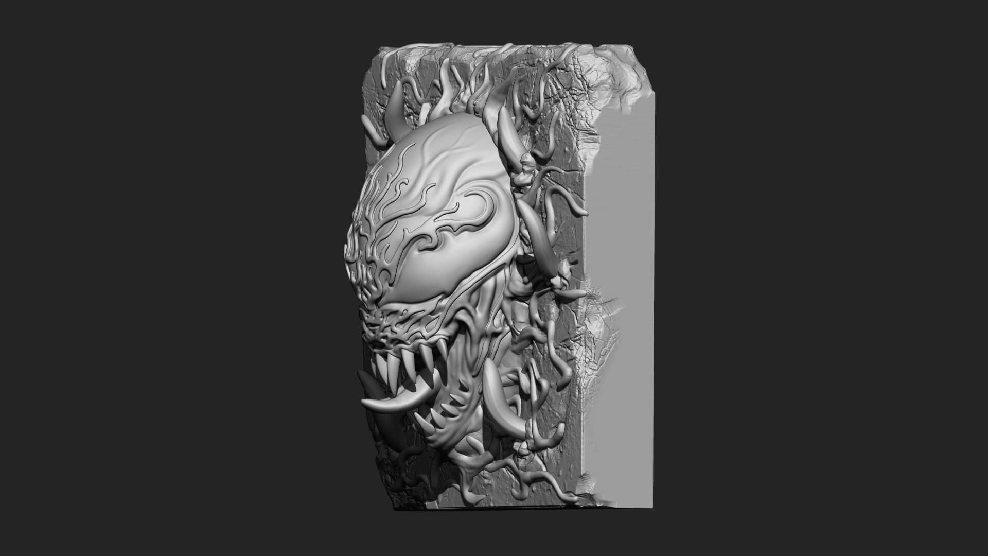 Venom Carnage - Frame Decor 3D Model by blackstar90