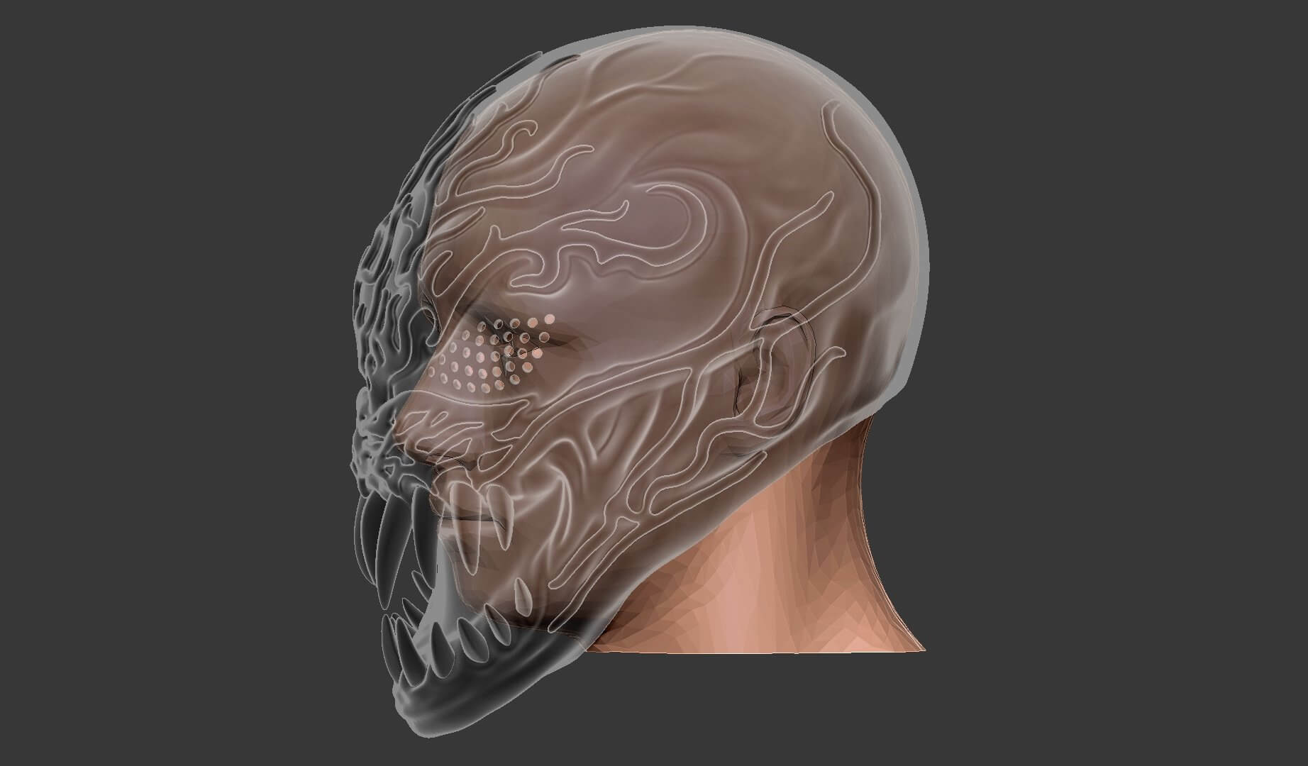 Venom Carnage Mask from Venom 2021 - 3D Model by blackstar90