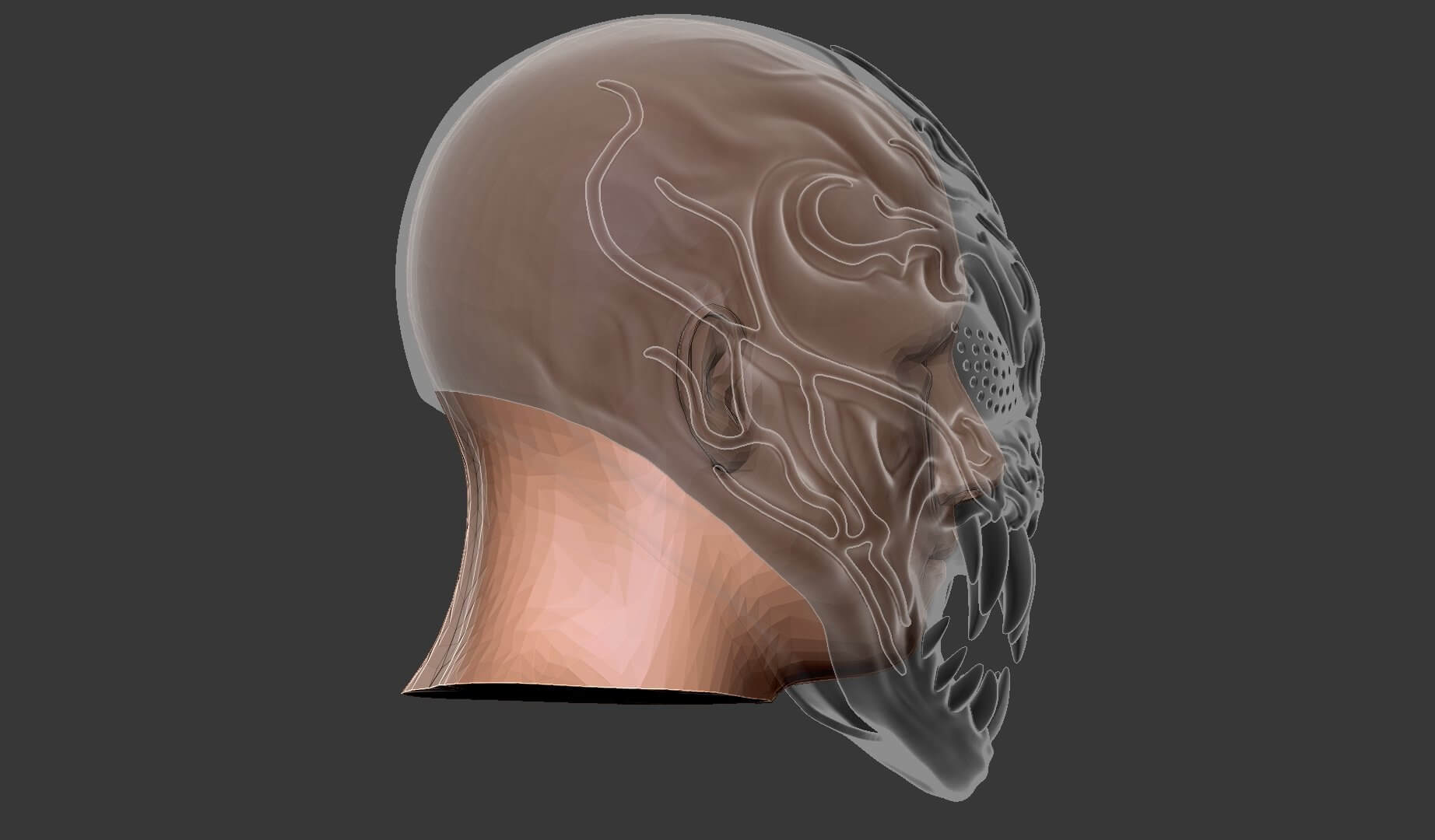 Venom Carnage Mask from Venom 2021 - 3D Model by blackstar90