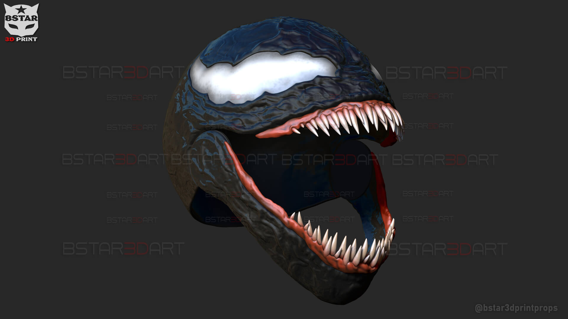 Venom Helmet Moveable - Marvel Movie 2024 3D Model by blackstar90
