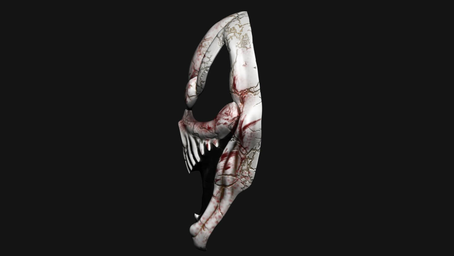 Viper Ghost Face Mask - Dead By Daylight 3D Model by blackstar90