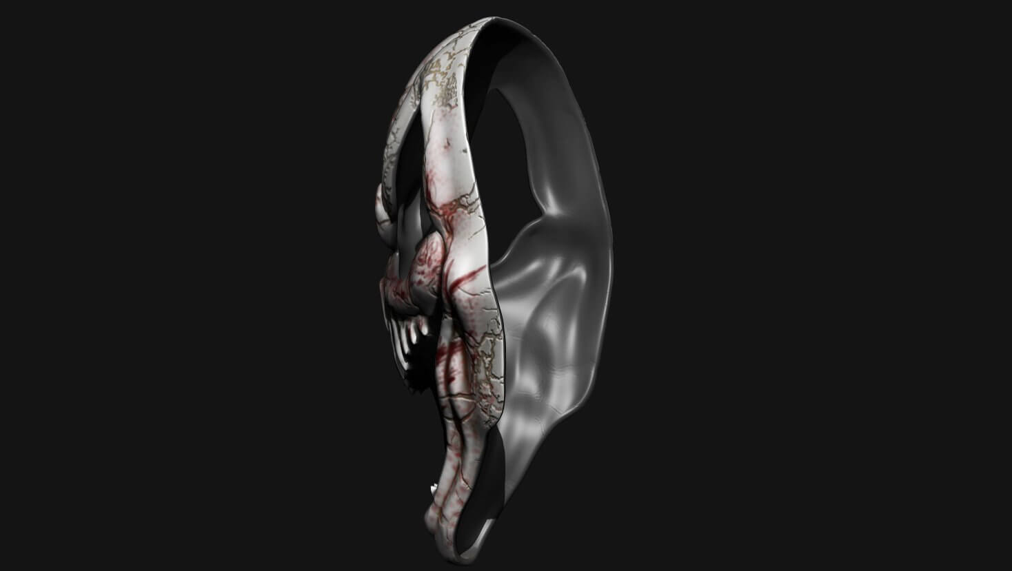 Viper Ghost Face Mask - Dead By Daylight 3D Model by blackstar90