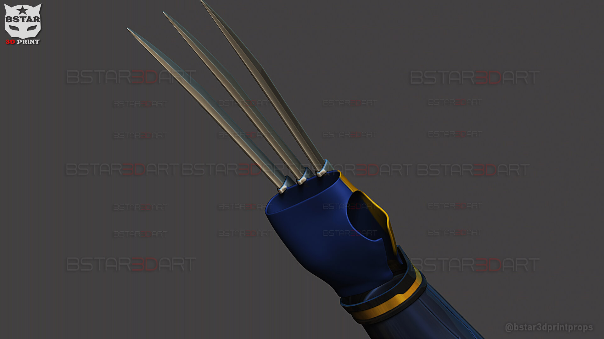 Wolverine Gloves Claw and Arm Armor - Marvel Cosplay 3D Model by ...