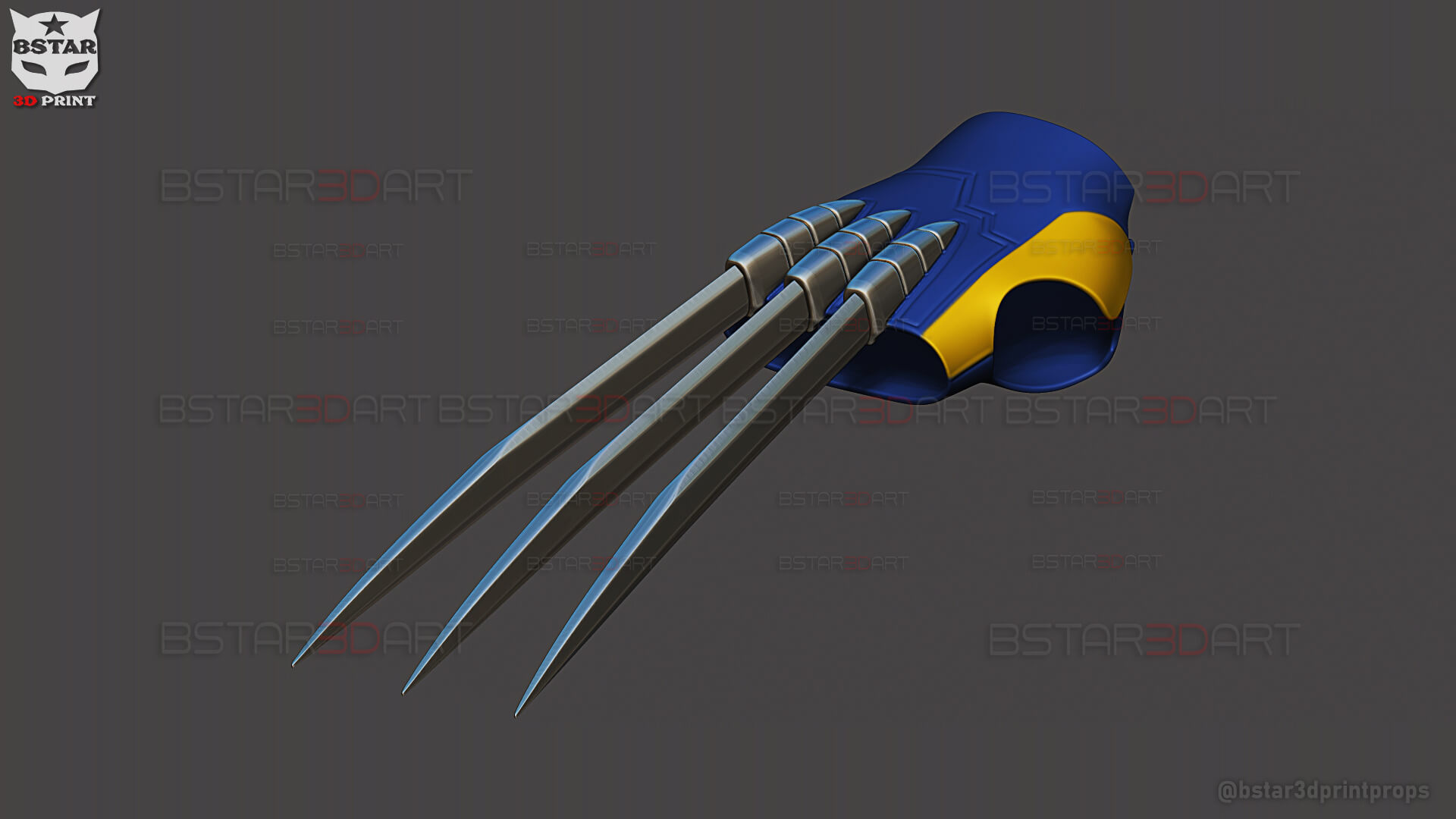 Wolverine Gloves Claw and Arm Armor - Marvel Cosplay 3D Model by ...