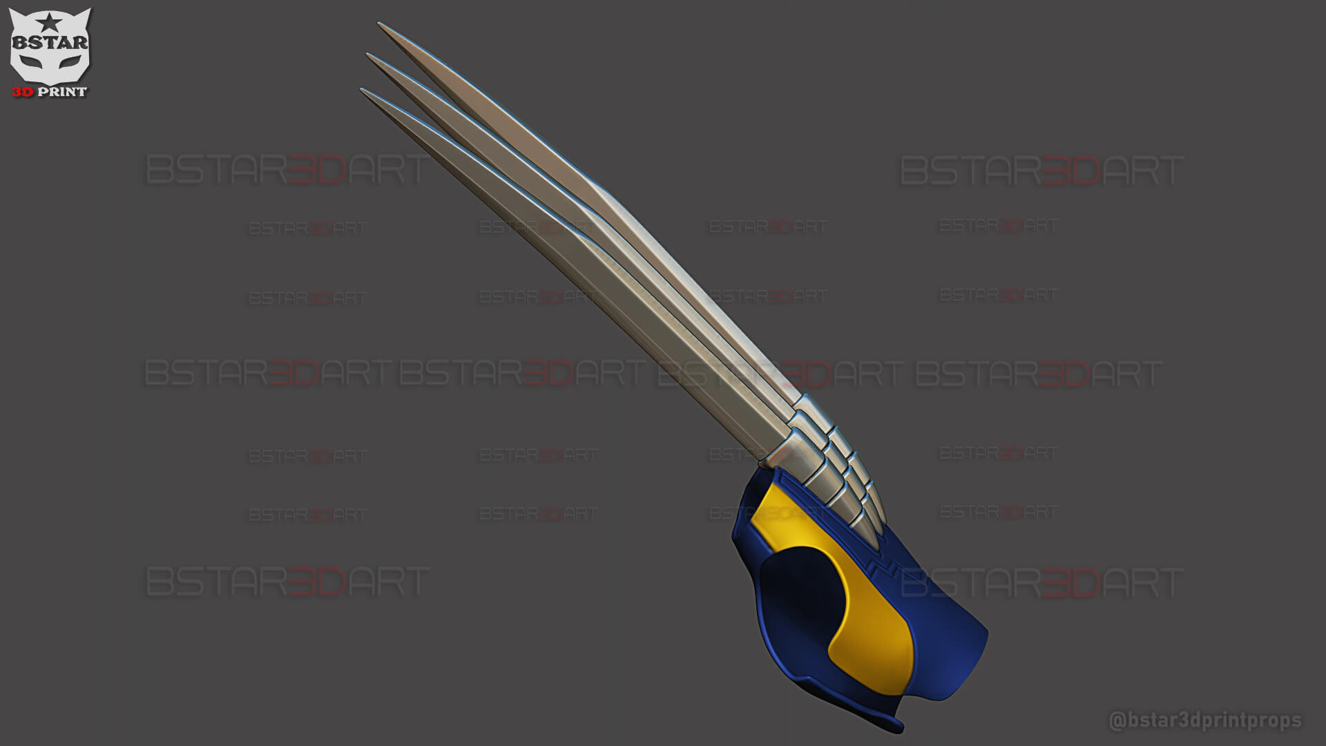 Wolverine Gloves Claw and Arm Armor - Marvel Cosplay 3D Model by ...