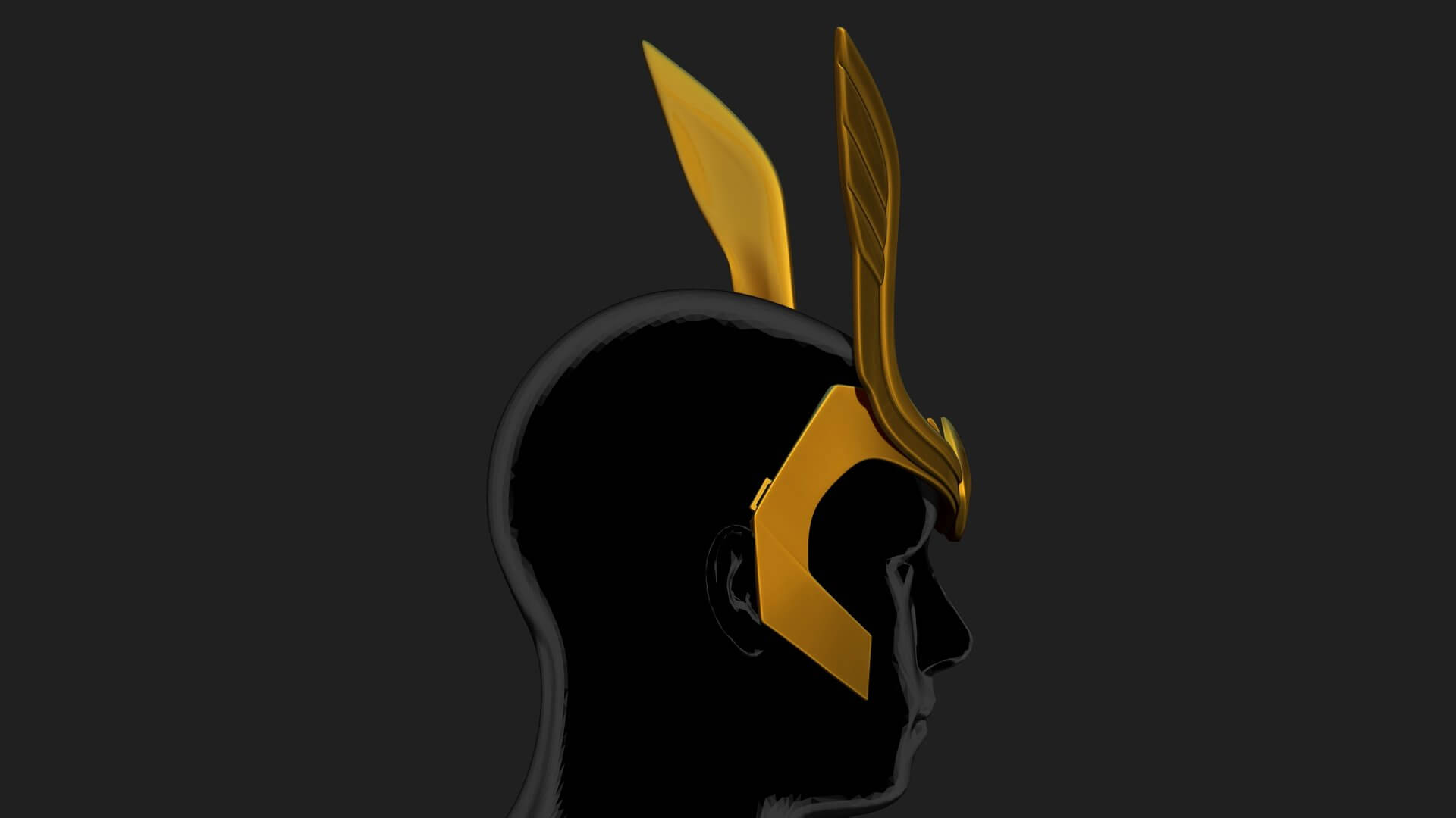 Worthy Loki Crown Helmet - 3D Model by blackstar90
