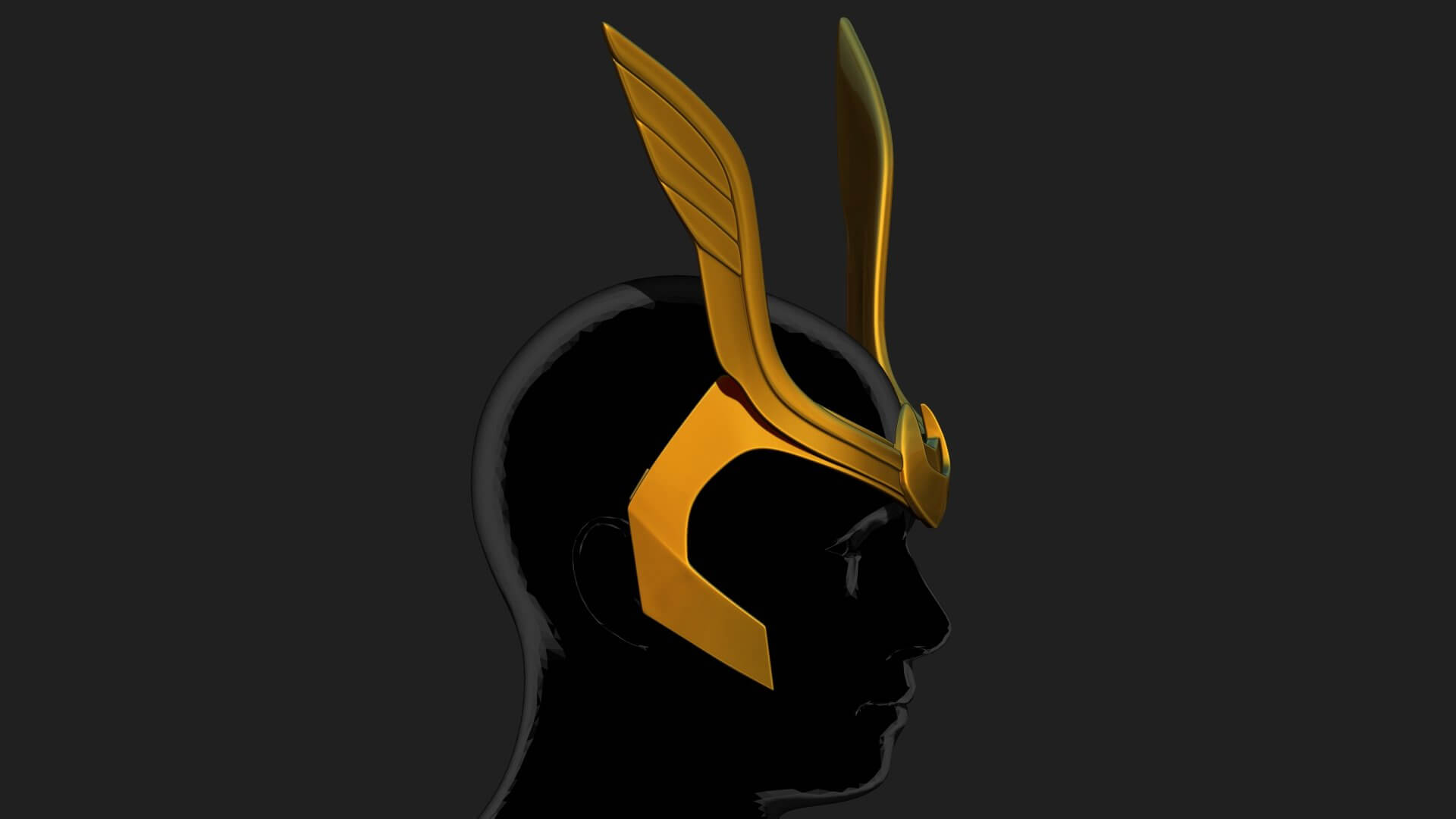 Worthy Loki Crown Helmet - 3D Model by blackstar90