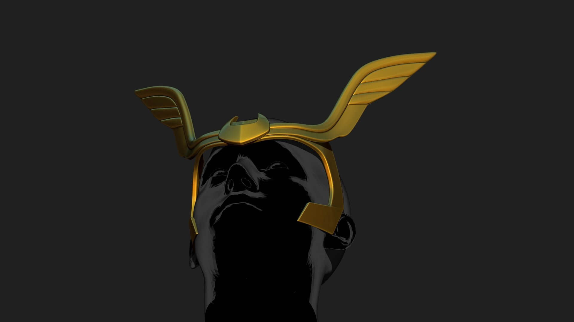 Worthy Loki Crown Helmet - 3D Model by blackstar90