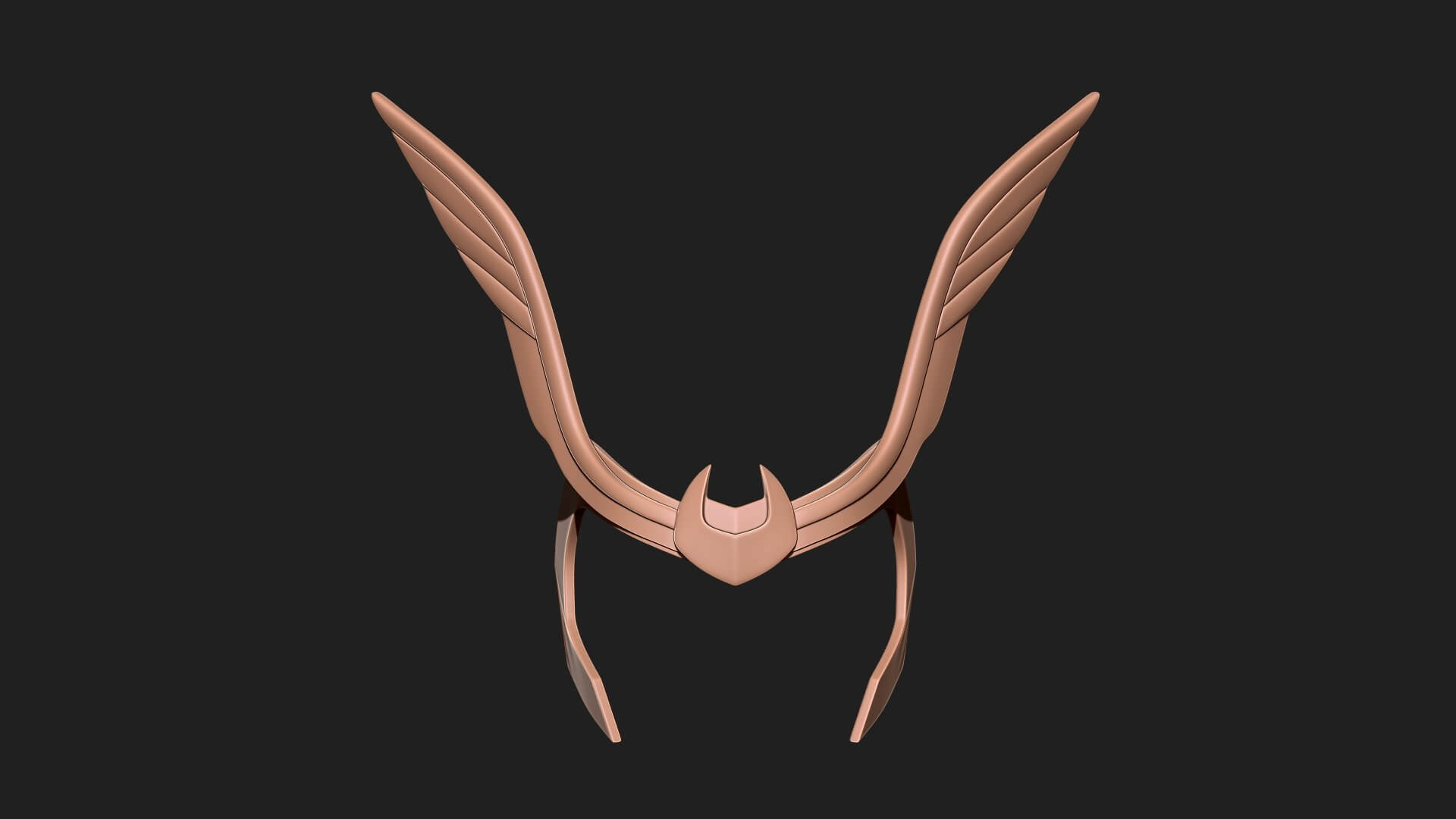 Worthy Loki Crown Helmet - 3D Model by blackstar90