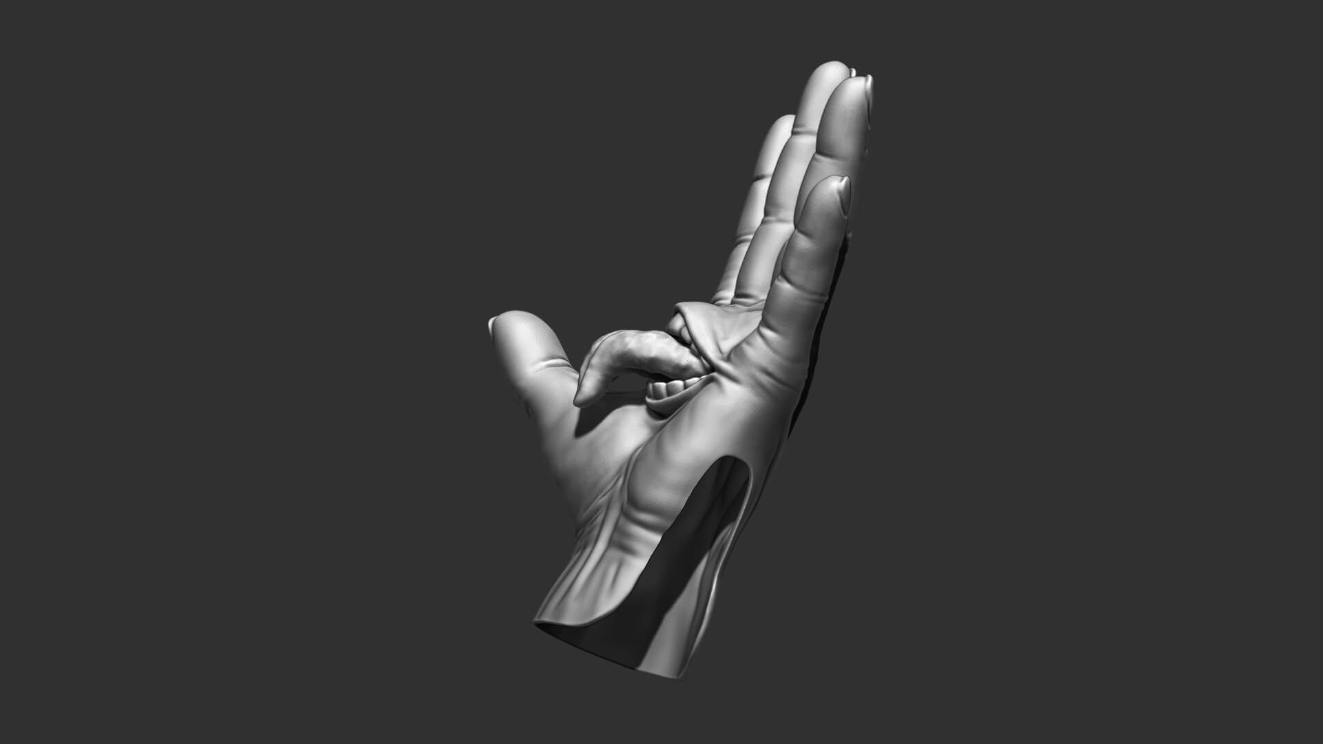 Yuji Itadori Hand - Sukuna - Jujutsu Kaisen Cosplay Decor 3D Model by ...