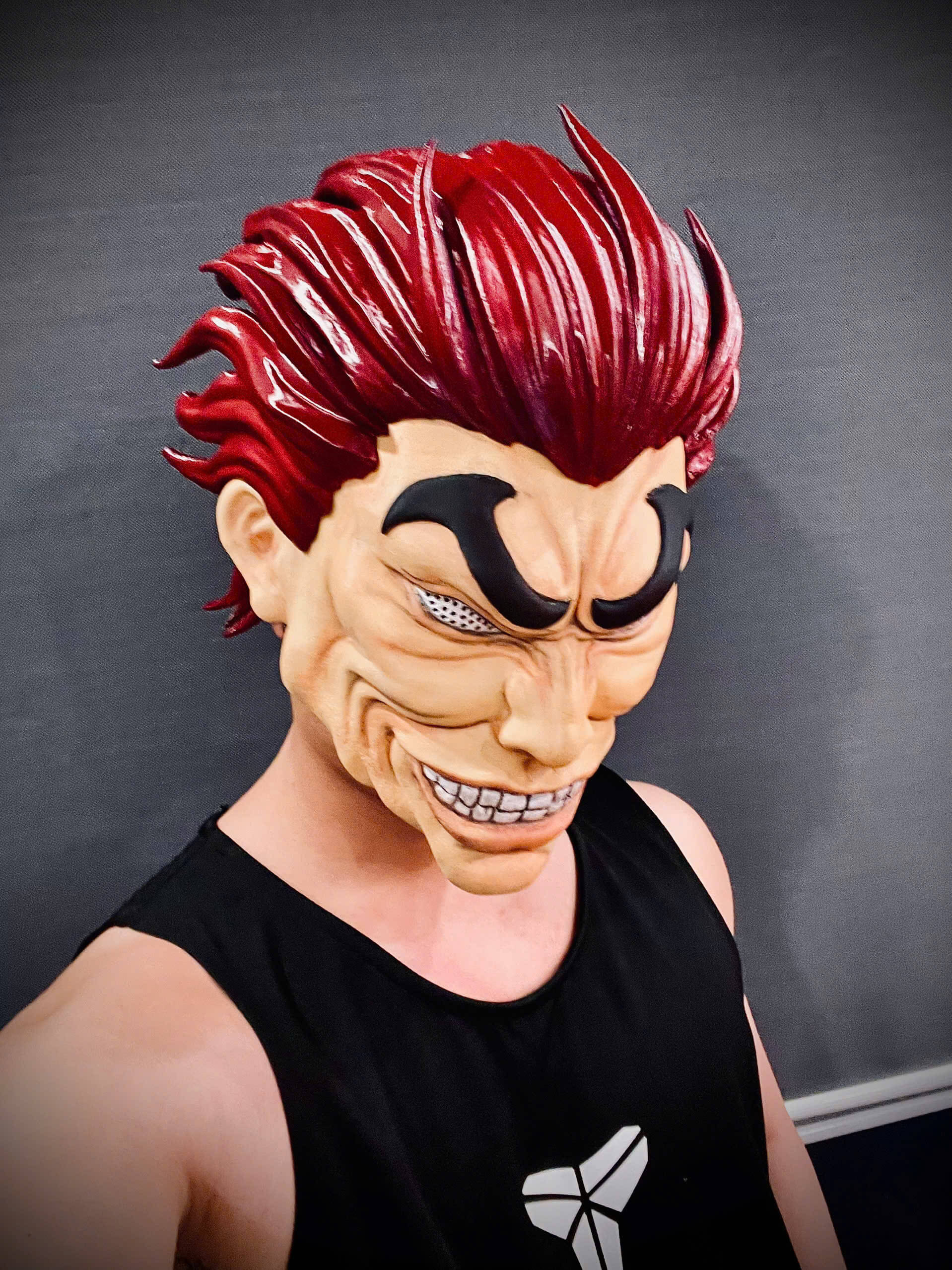 Yujiro Hanma Head Mask (With Hair) - Baki Anime Netflix 3D Model by ...