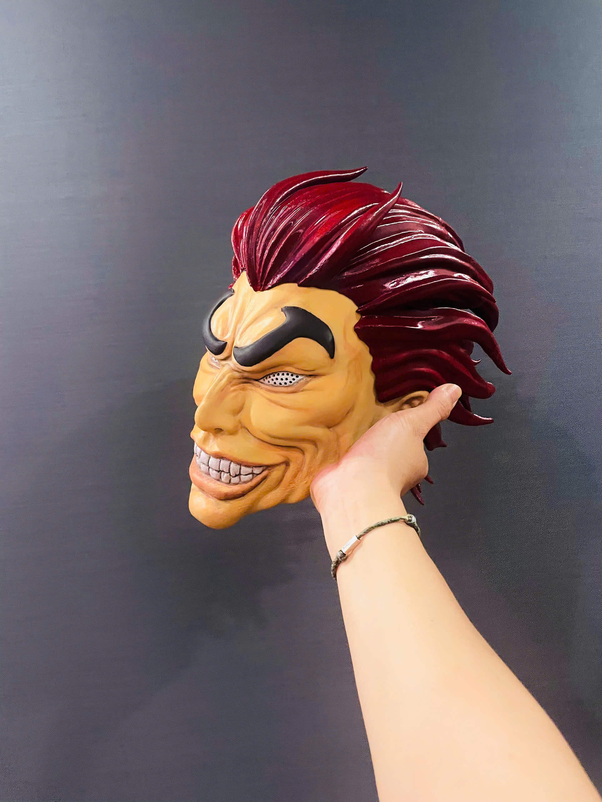 Yujiro Hanma Head Mask (With Hair) - Baki Anime Netflix 3D Model by ...