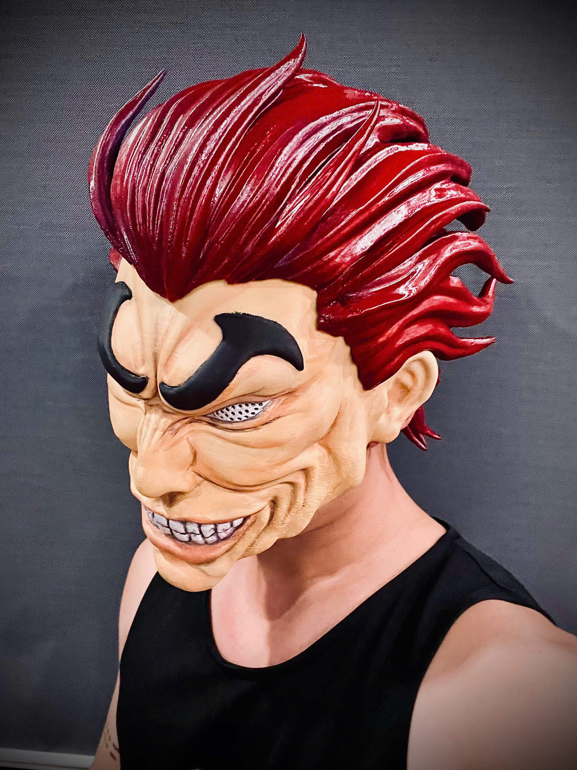 Yujiro Hanma Head Mask (With Hair) - Baki Anime Netflix 3D Model by ...