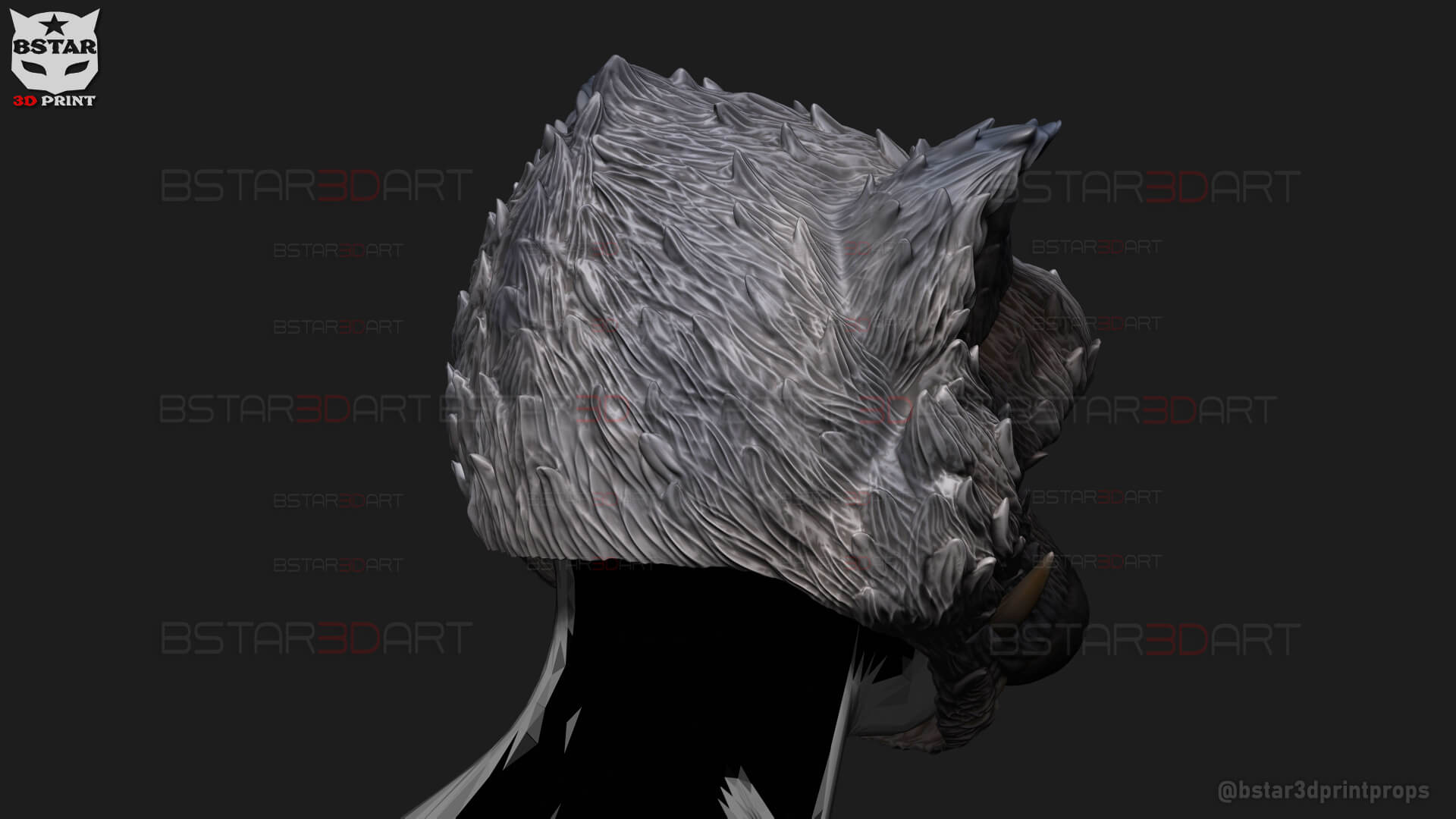 Zhu Bajie Face Mask - Black Myth Wukong 3D Model by blackstar90