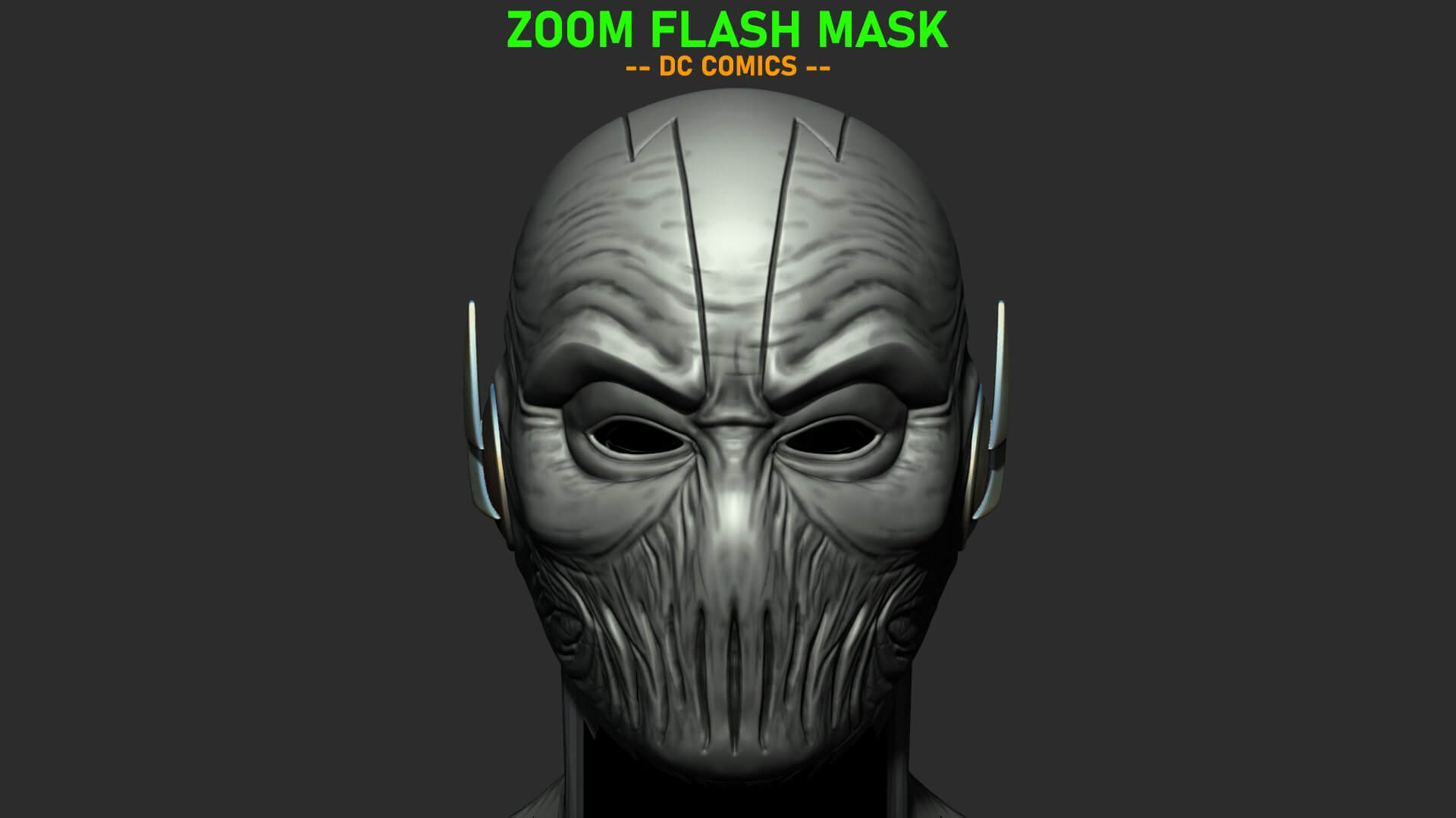 Zoom Flash Mask - Hunter Zolomon Cosplay 3D Print Model by blackstar90
