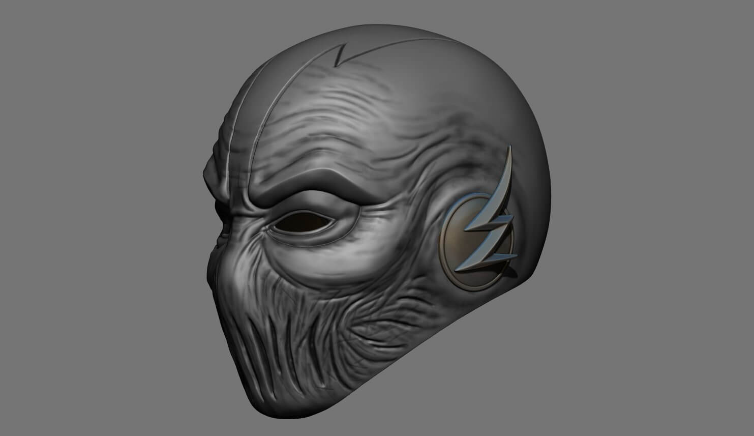 Zoom Flash Mask - Hunter Zolomon Cosplay 3D Print Model by blackstar90