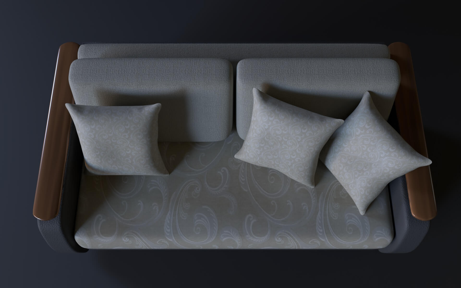 Sofa. Furniture - 3D Model by Blatsk