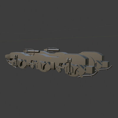 GE ES30ACi Loco Bogey - 3D Model by blend_iiiooolal