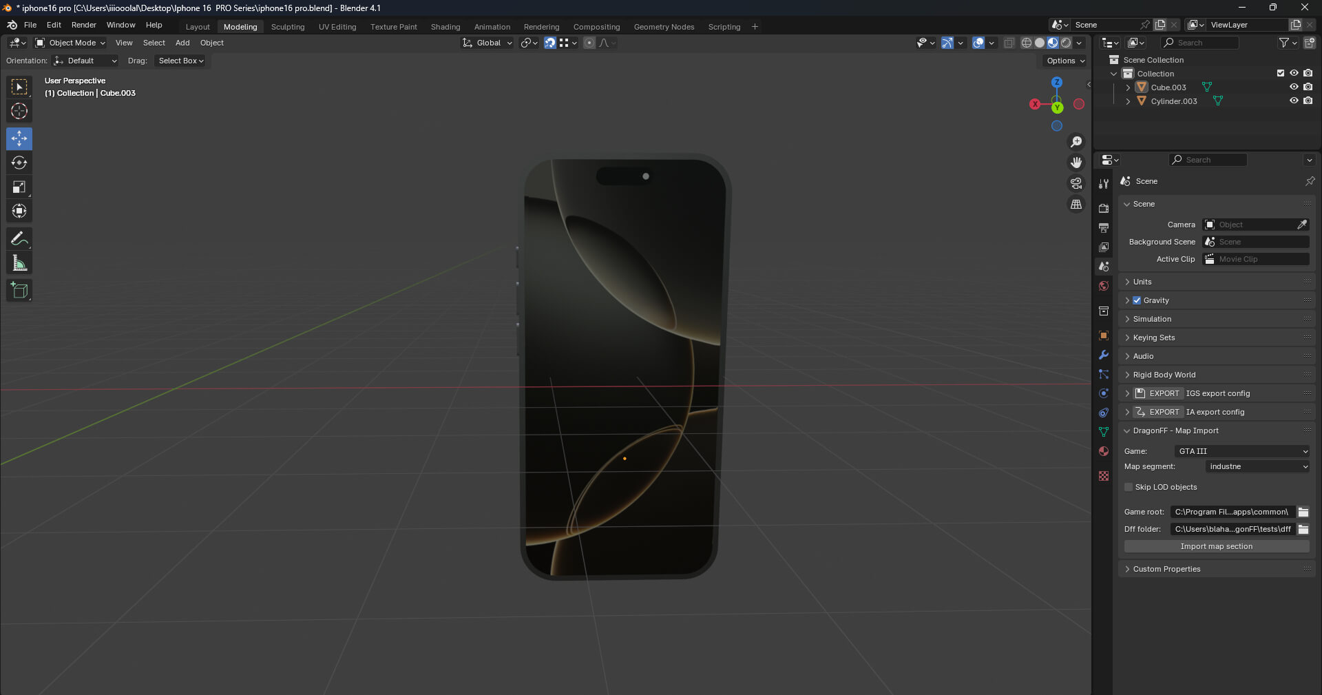 iPhone 16 Pro Series (All Colors) - 3D Model by blend_iiiooolal