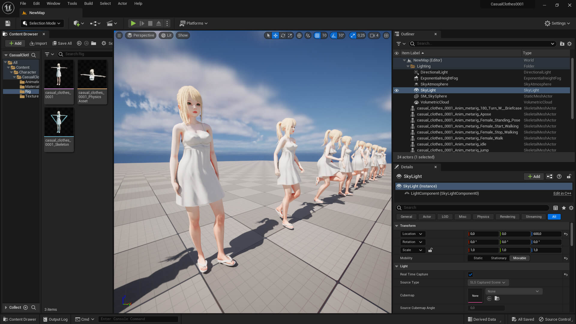 Casual Clothing 0001 Ue5 Unity Blender Animated 3d Model By Blenderanimemodel3d