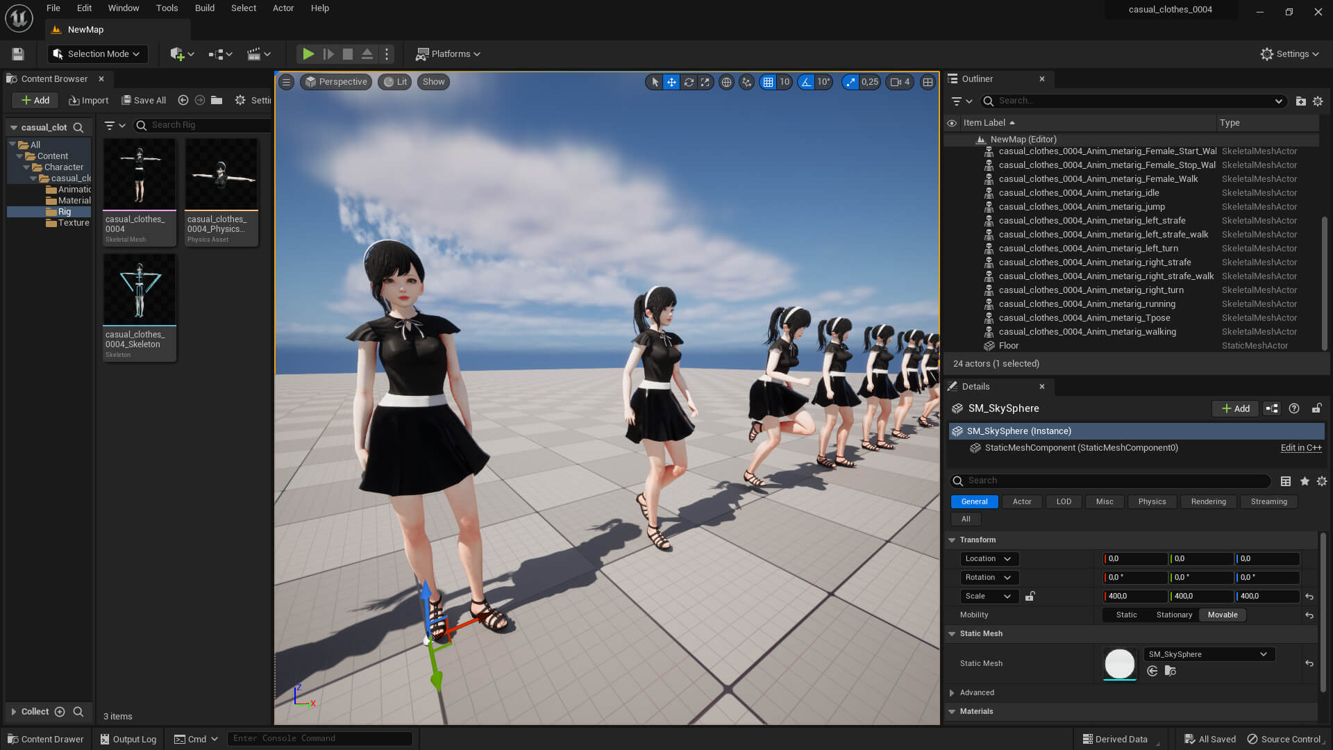 Casual Clothing 0004 Ue5 Unity Blender Animated 3d Model By Blenderanimemodel3d