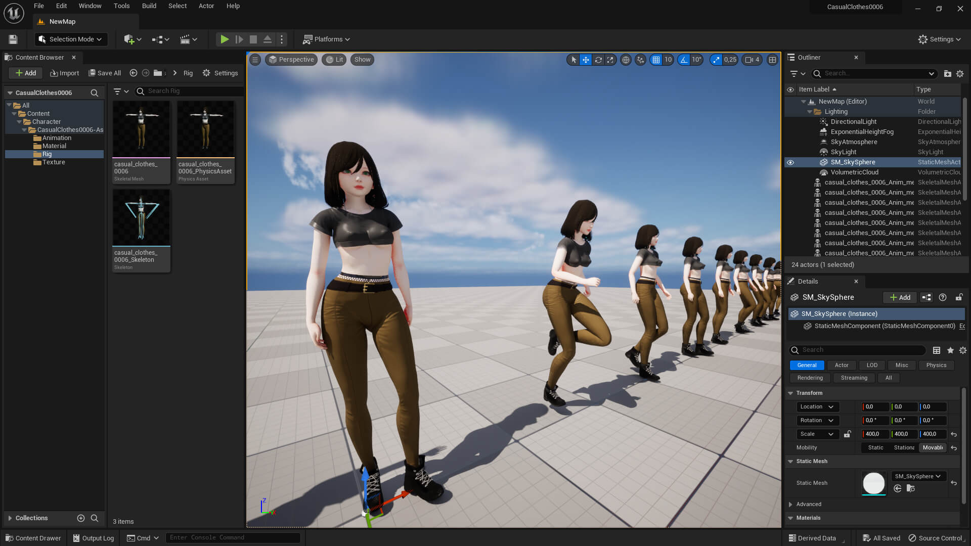 Casual Clothing 0006 Ue5 Unity Blender Animated 3d Model By Blenderanimemodel3d