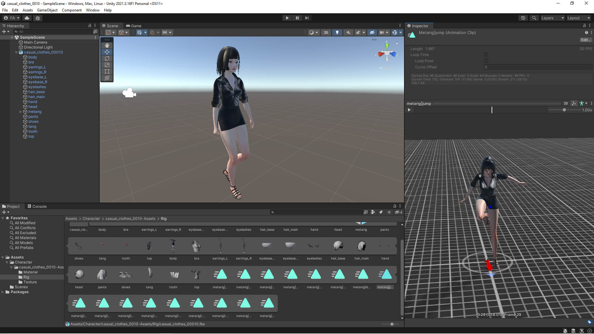 Casual Clothing 0010 - UE5 - Unity - Blender - Animated 3D Model by ...