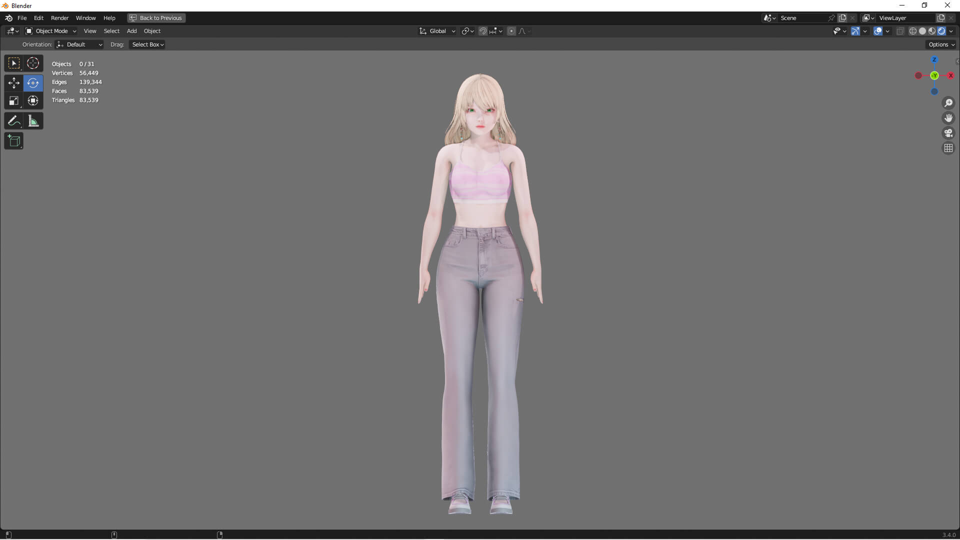 Casual Clothing 0011 - UE5 - Unity - Blender - Animated 3D Model by ...