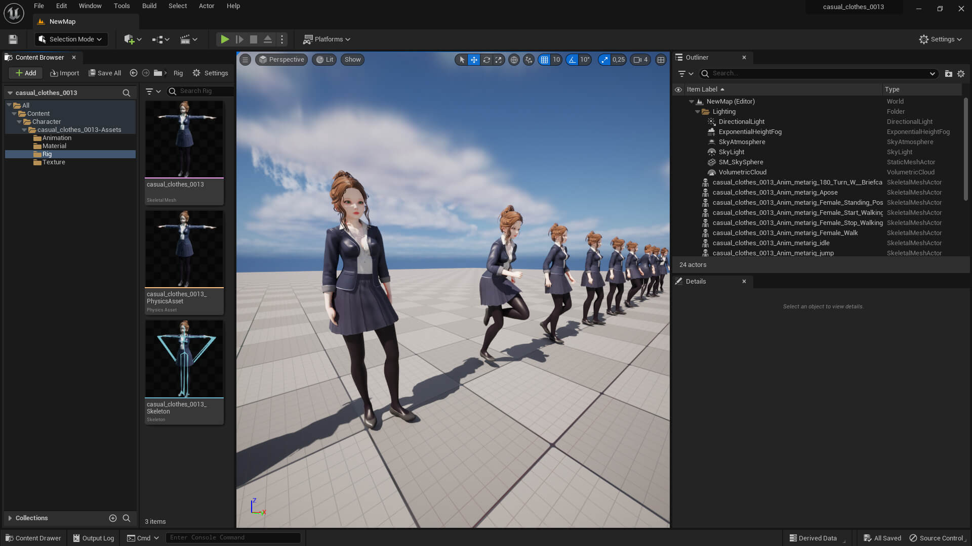 Casual Clothing 0013 - UE5 - Unity - Blender - Animated 3D Model by ...
