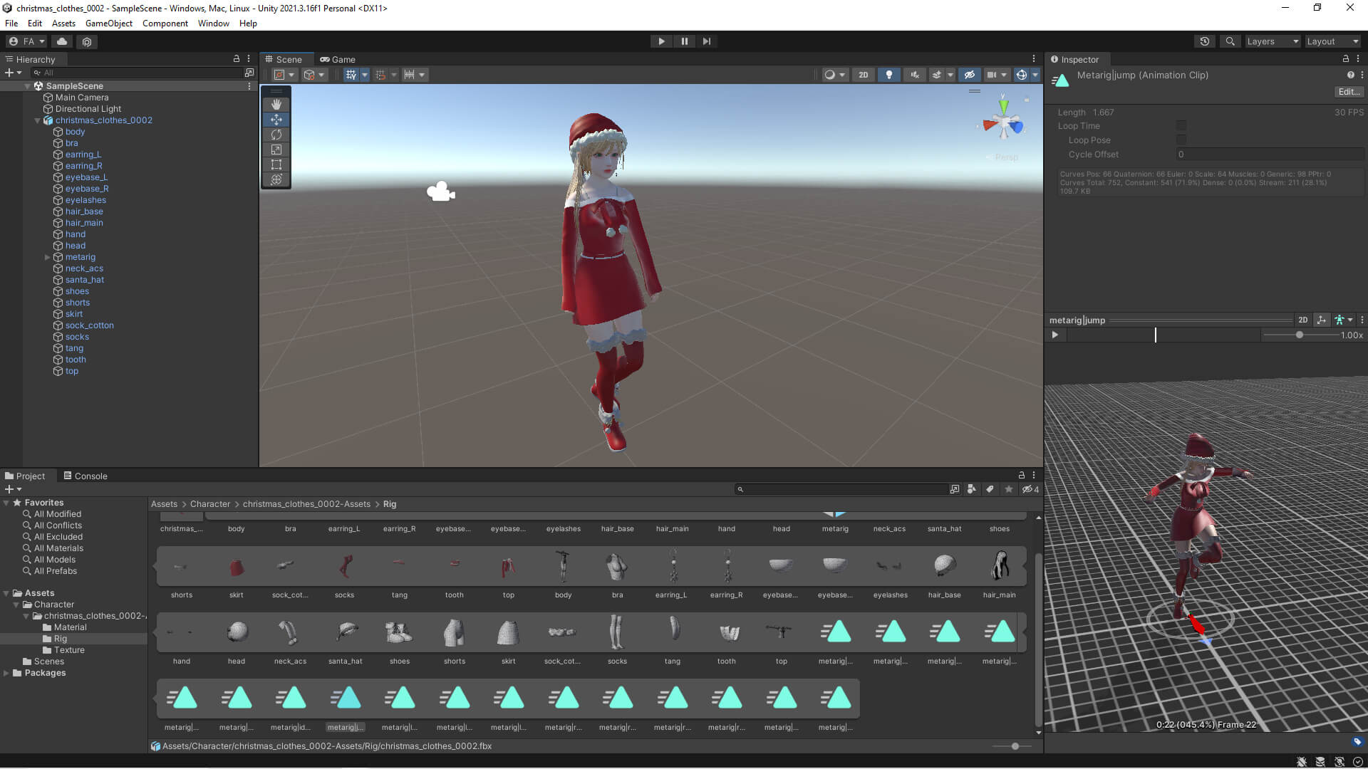 Christmas Clothing 0002 - UE5 - Unity - Blender - Animated 3D Model by ...