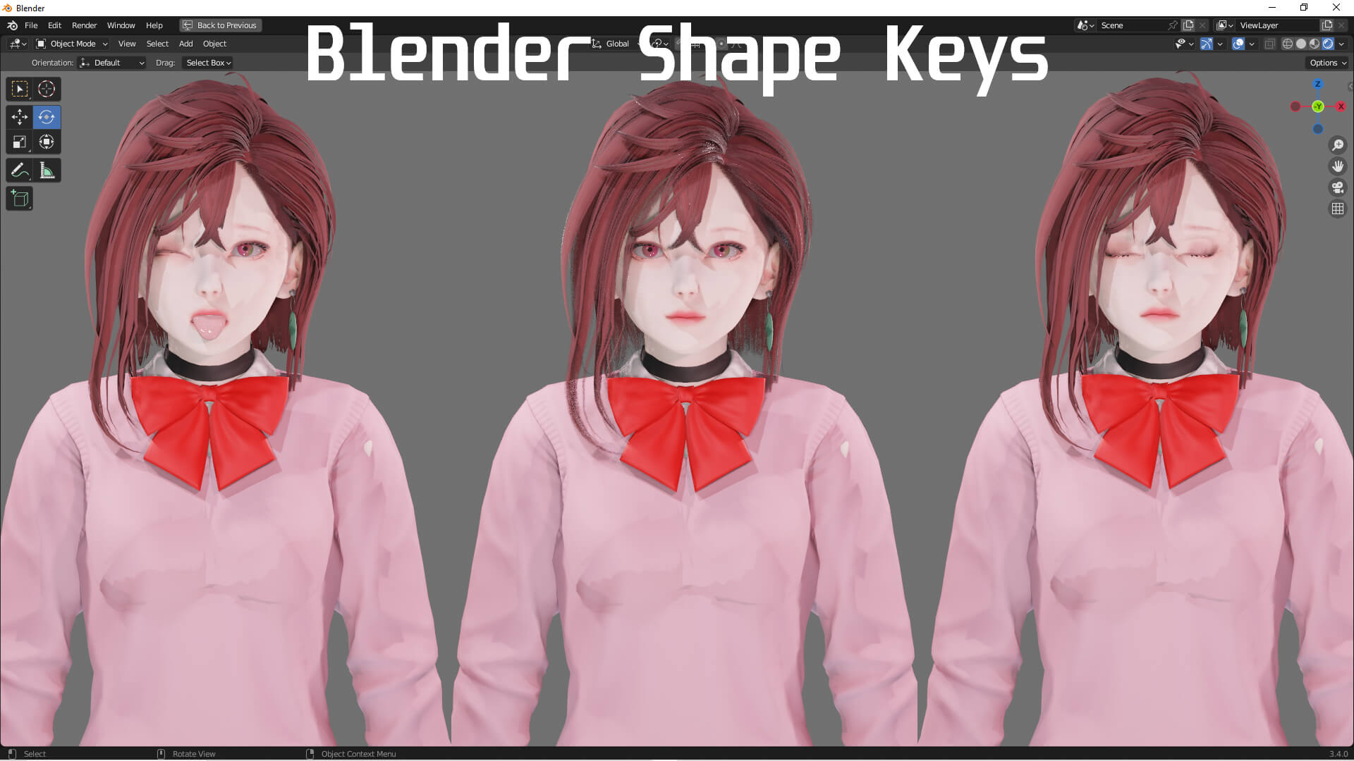 Cosplay Momo Ayase - UE5 - Unity - Blender - Animated 3D Model by ...