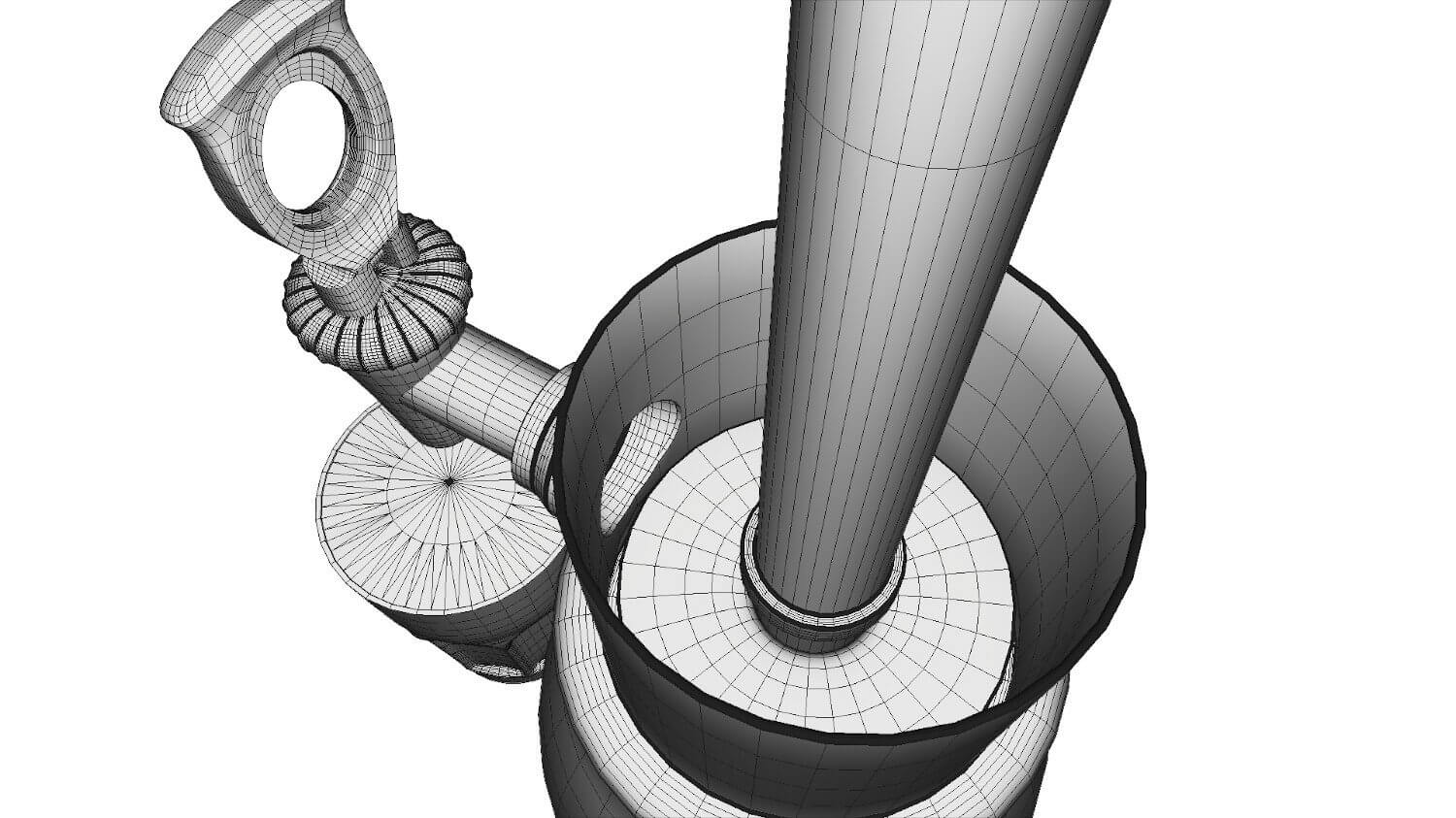 Beer Tower Dispenser - 3D Model by Blenduffo